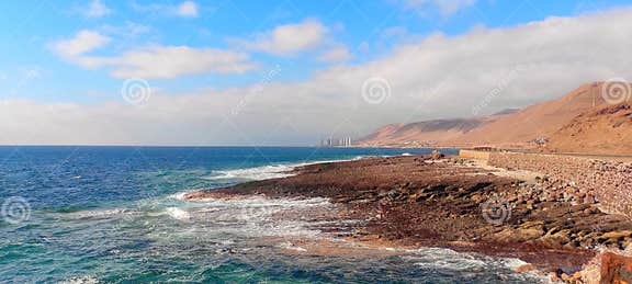 Beach Antofagasta Pacific Chile Stock Image - Image of chile, chil ...