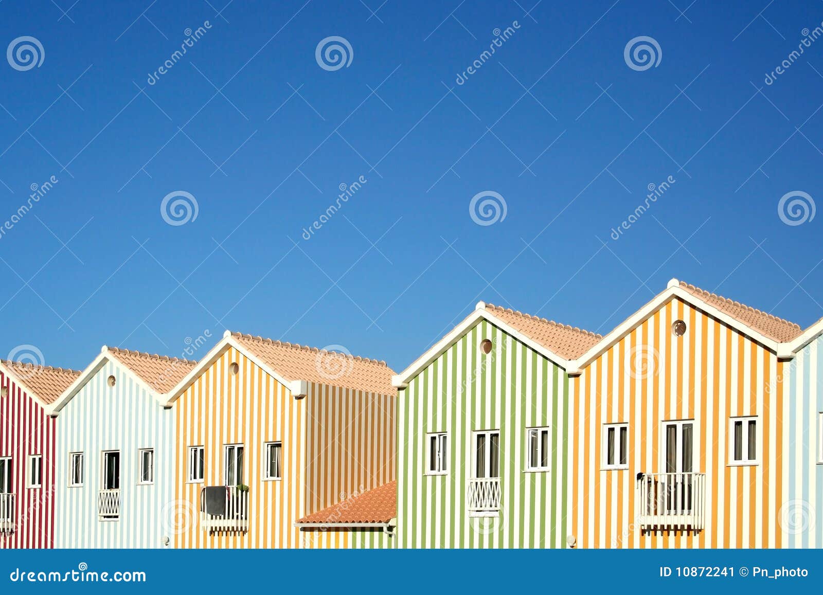 Beach architecture houses stock image. Image of buildings - 10872241