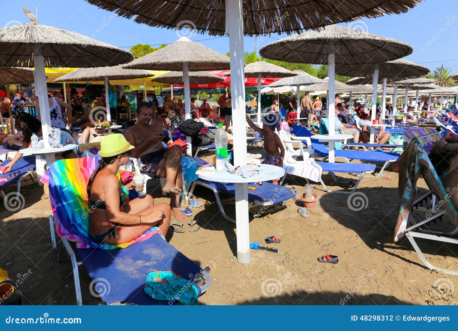 Beach in athens , Greece editorial photography. Image of seascape ...