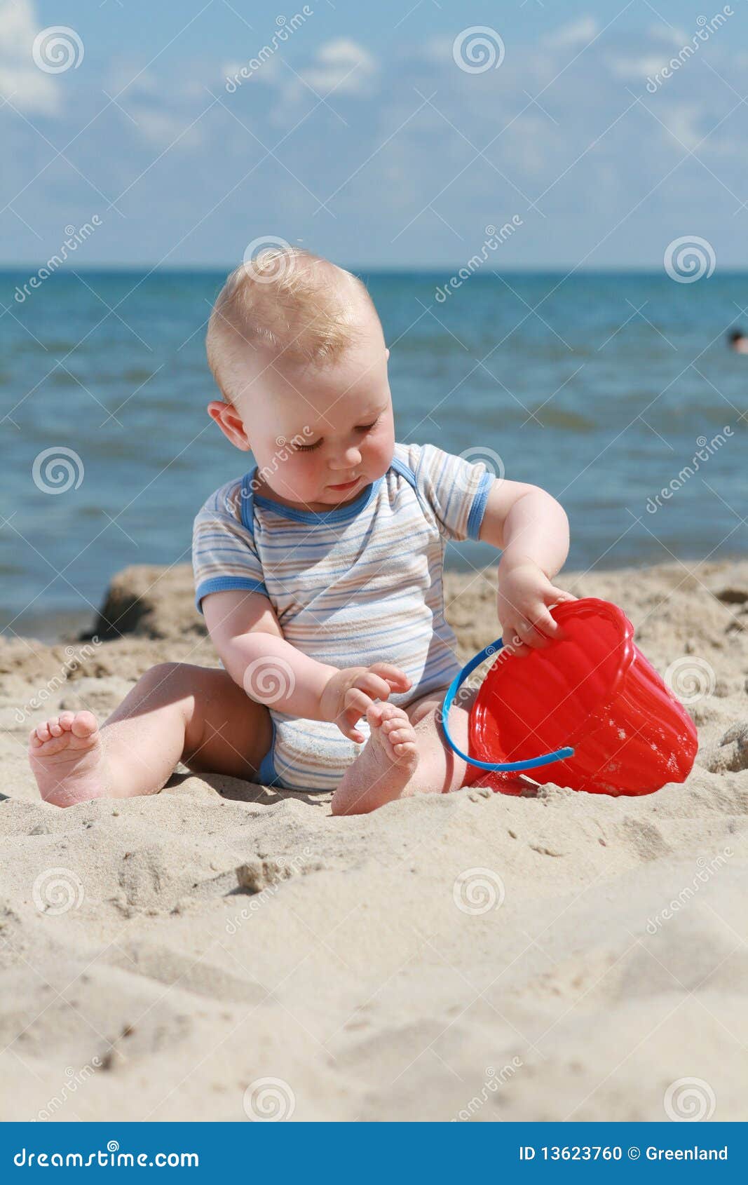 Beach baby stock photo. Image of beach, baby, sand, outside - 13623760