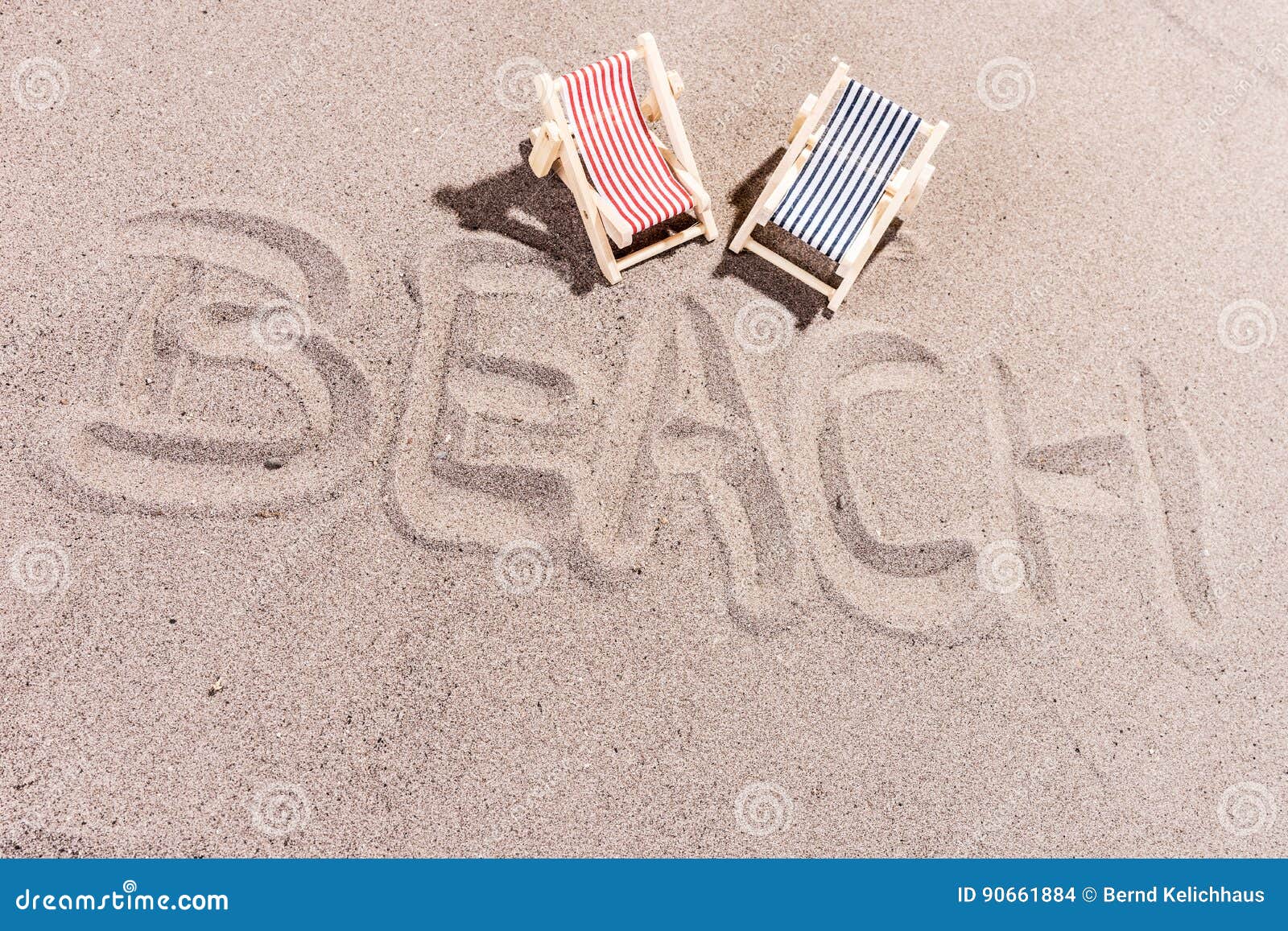 Beach Background, Word Beach Written on the Beach Stock Photo - Image ...