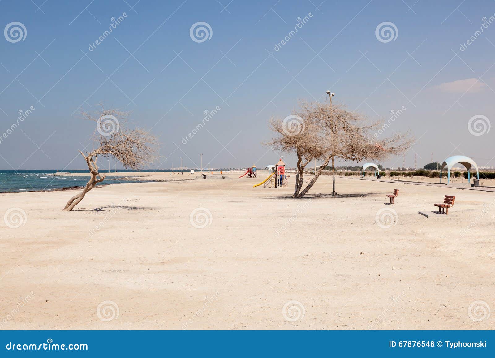 Beach in Bahrain stock photo. Image of outdoor, manama - 67876548
