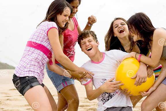 Beach ball stock photo. Image of beach, active, fight - 10971832