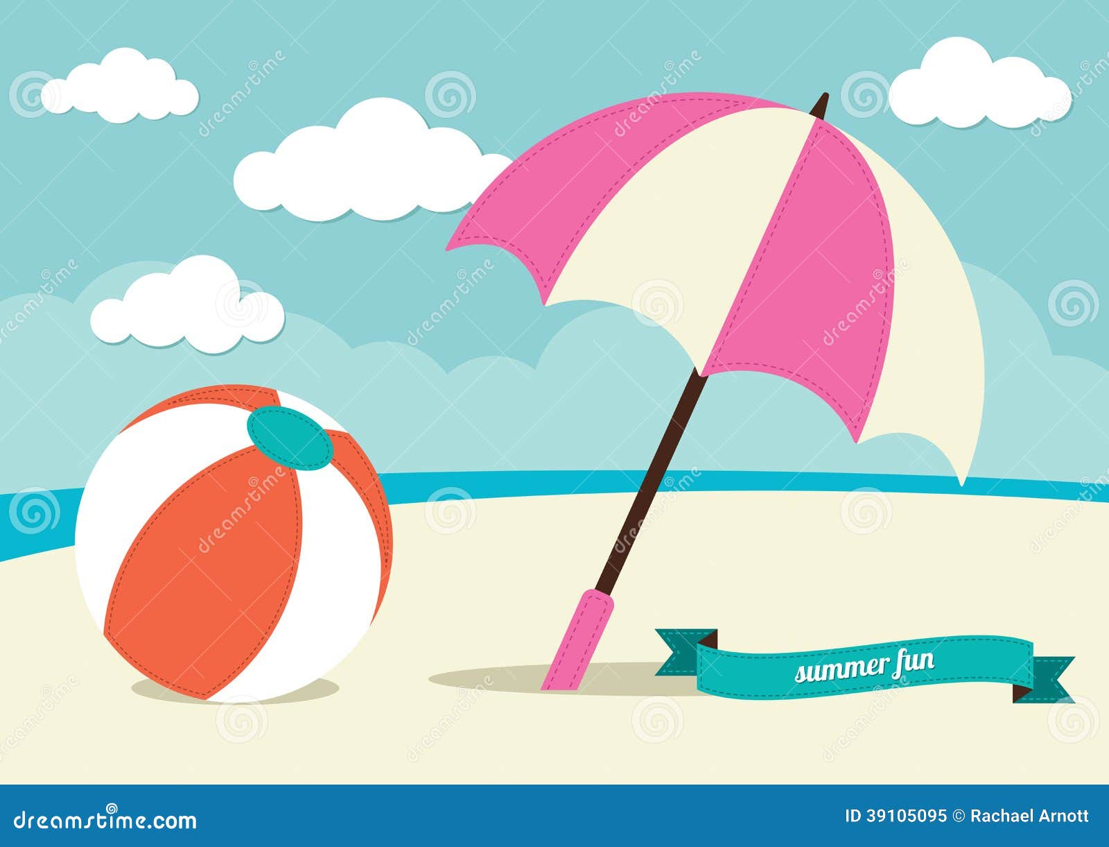 Beach Ball Float On Water Background Royalty-Free Stock Photography ...