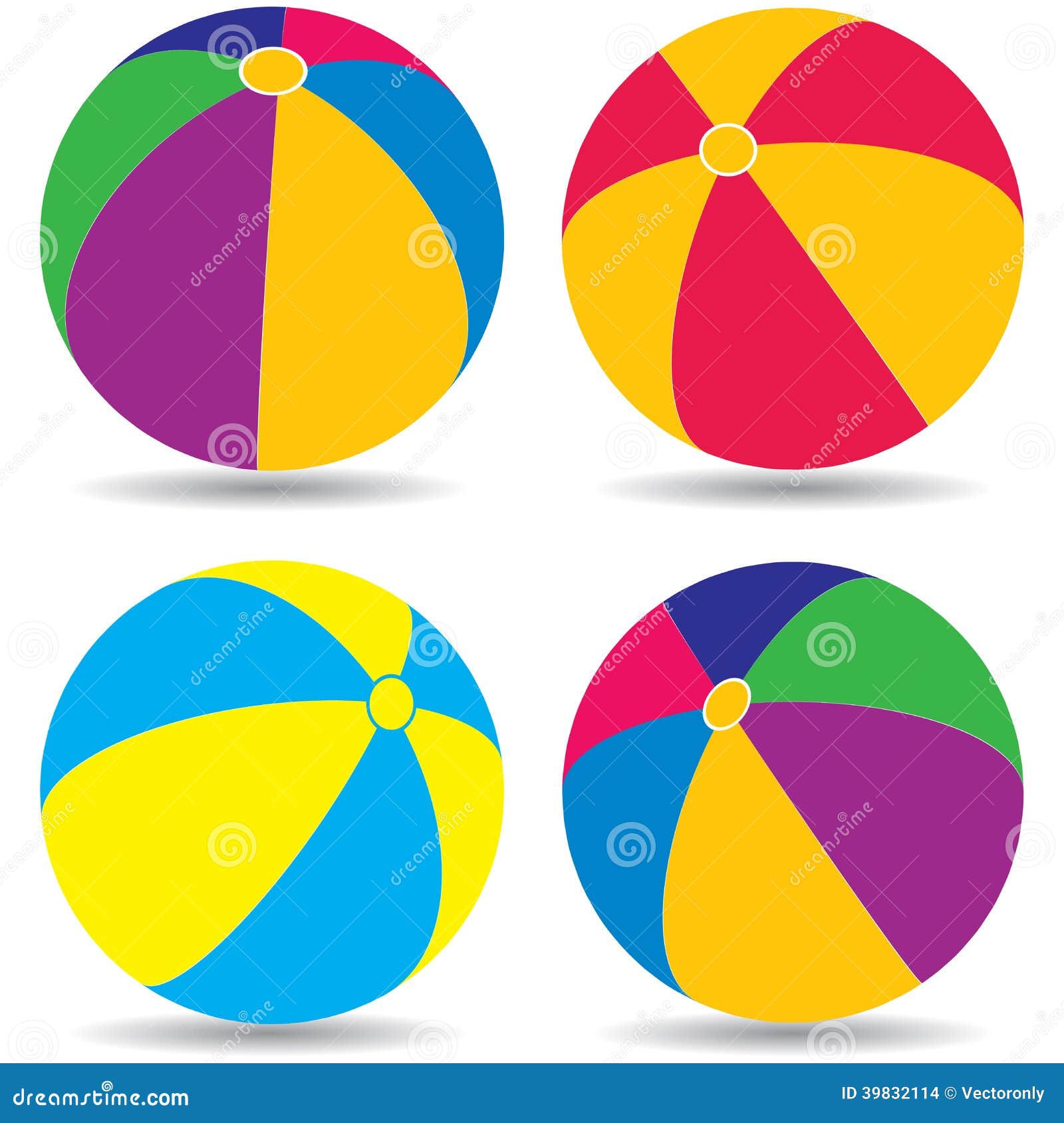 Four Beach Themed Vector Patterns | CartoonDealer.com #31982503