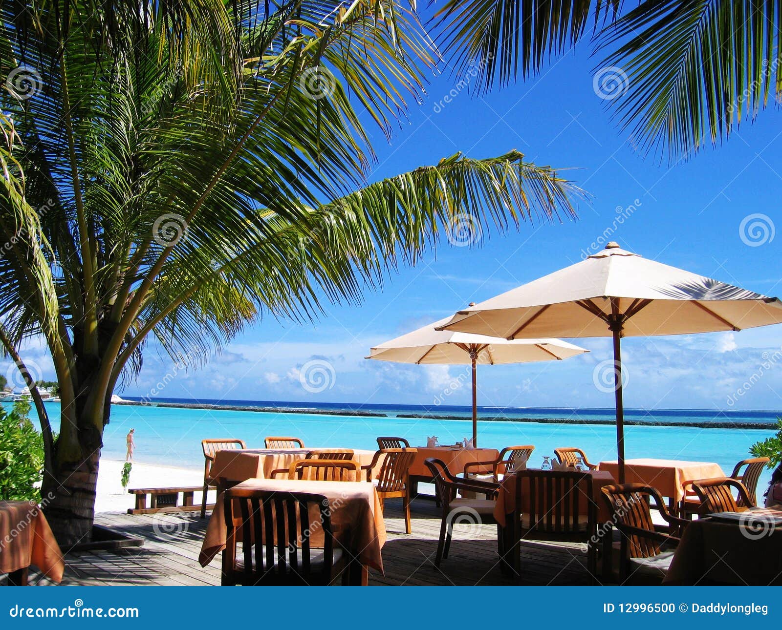 Beach Bar stock photo. Image of maldives, beachfront - 12996500