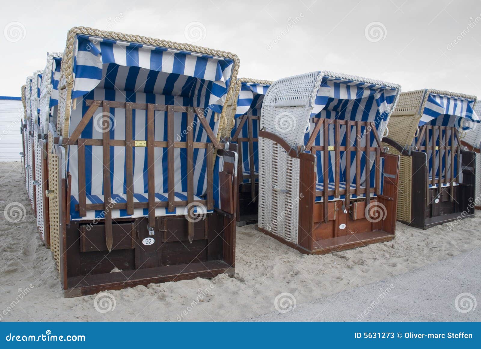 Beach baskets stock image. Image of recovery, travemuende - 5631273