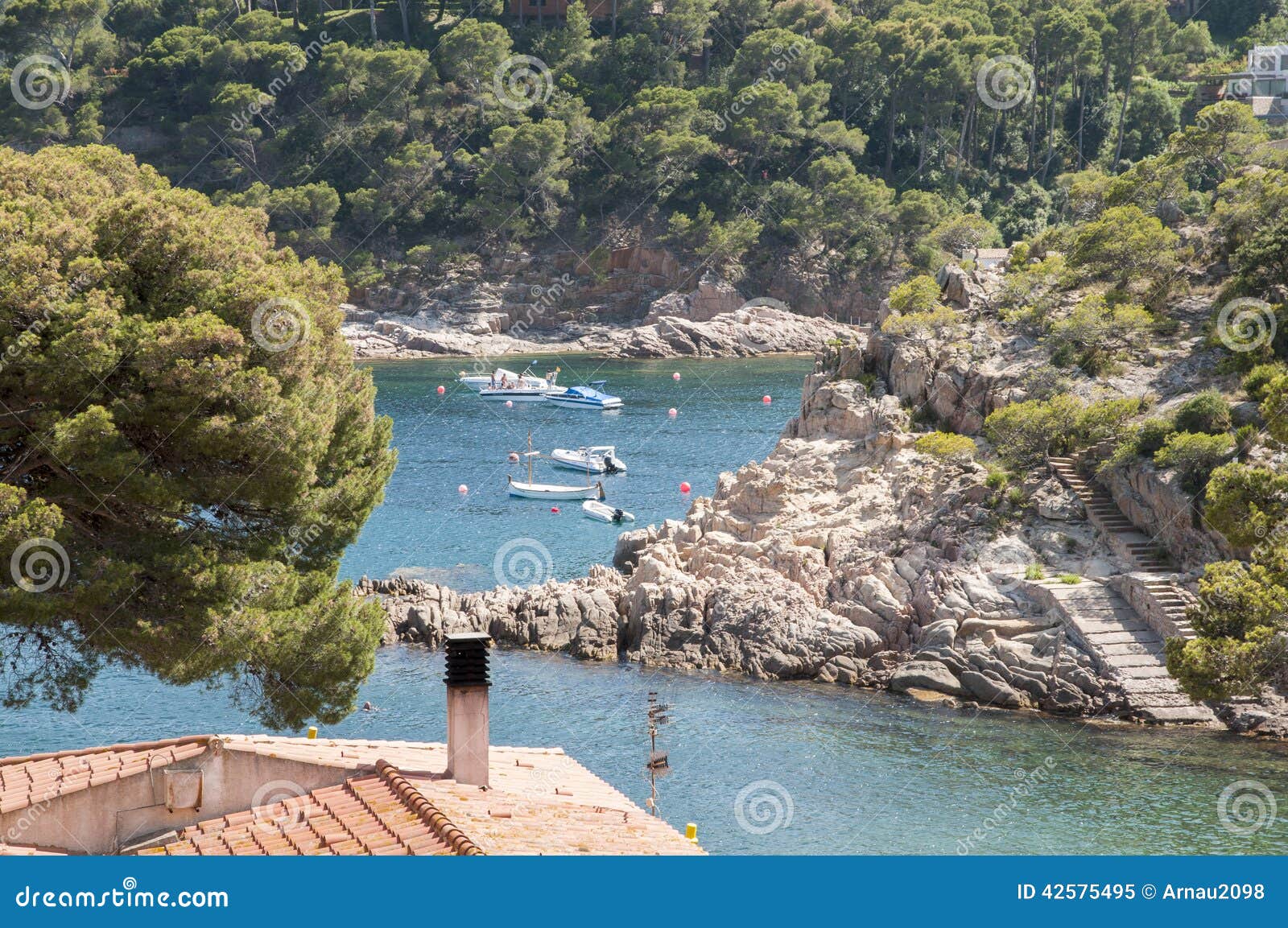 Beach Begur stock image. Image of summer, costa, catalonia - 42575495