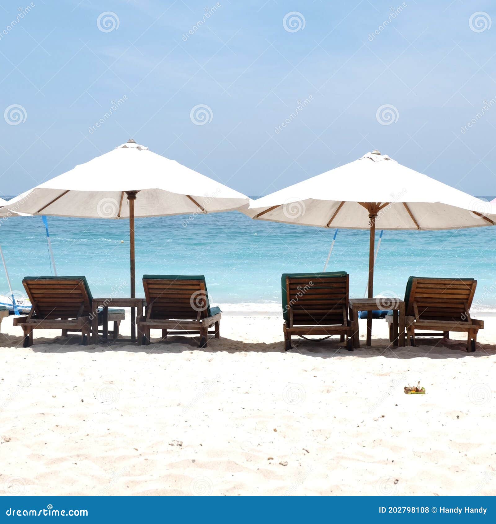 Beach bench stock photo. Image of holiday, summer, beach - 202798108