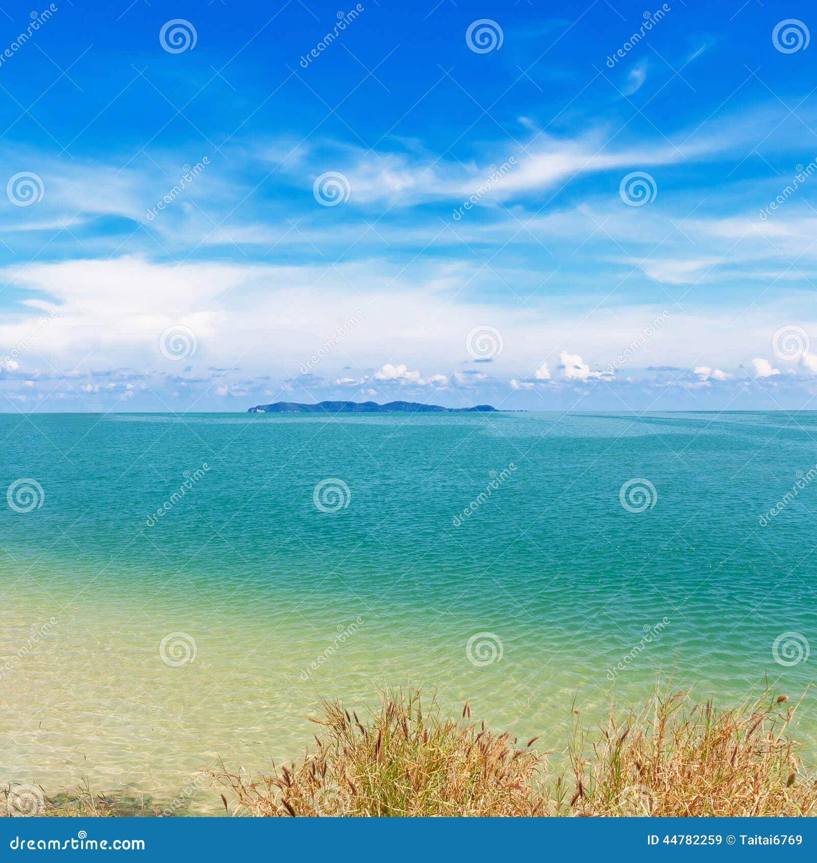 Beach with blue sky stock image. Image of beautiful, island - 44782259