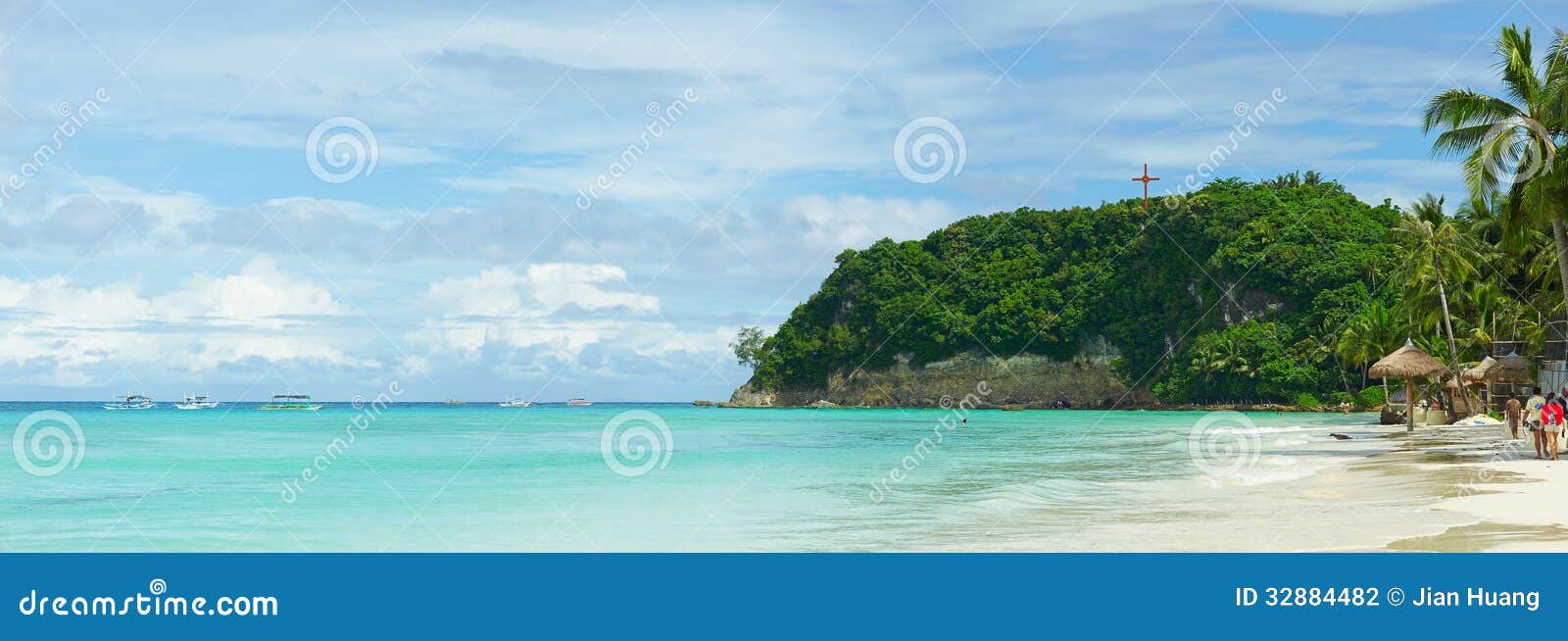 Boracay Island White Beach Paraw Philippines Royalty-Free Stock Image ...