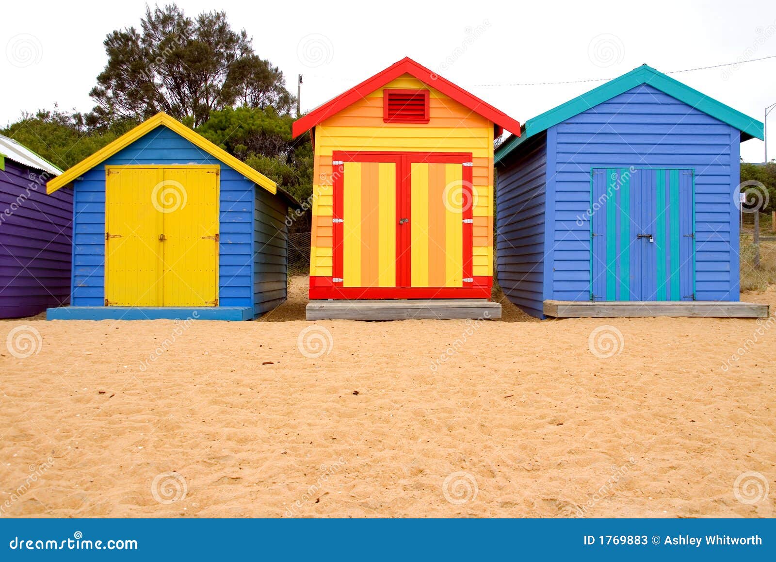 Beach Boxes on Brighton Beach Stock Image - Image of vacation, brighton ...