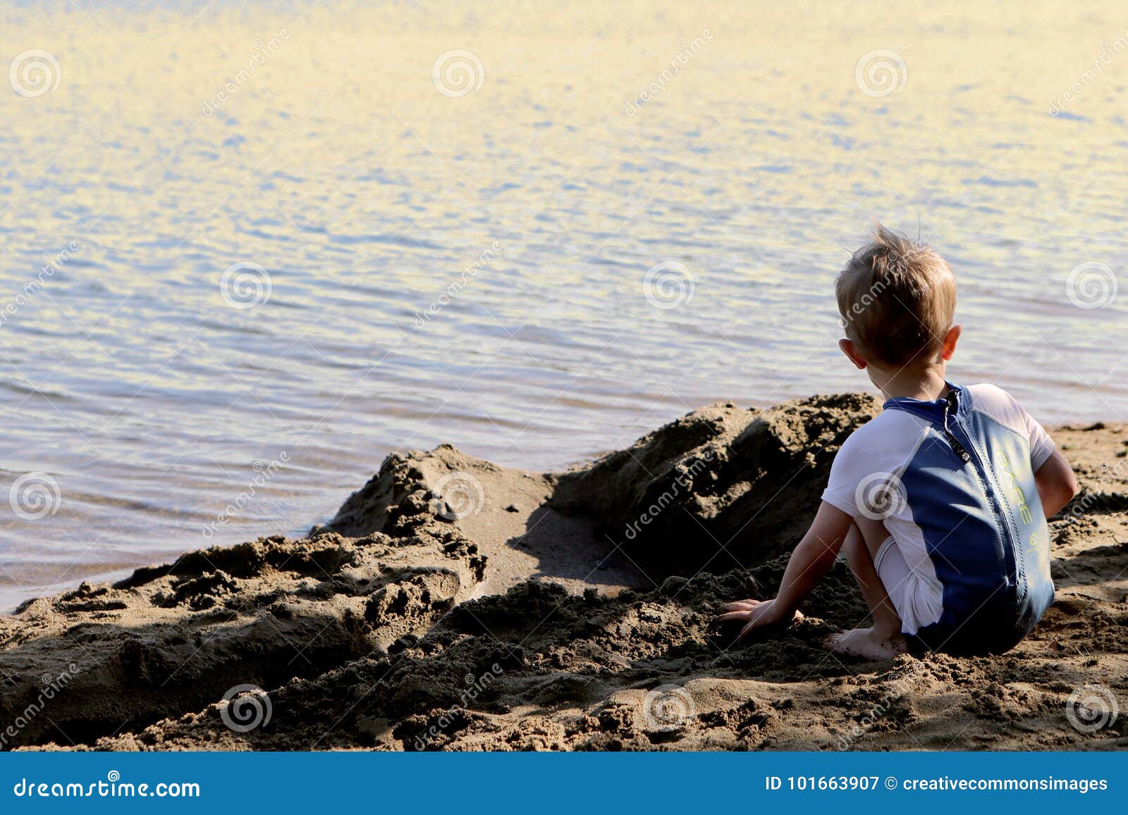 Beach Boy On The Lake Picture. Image: 101663907