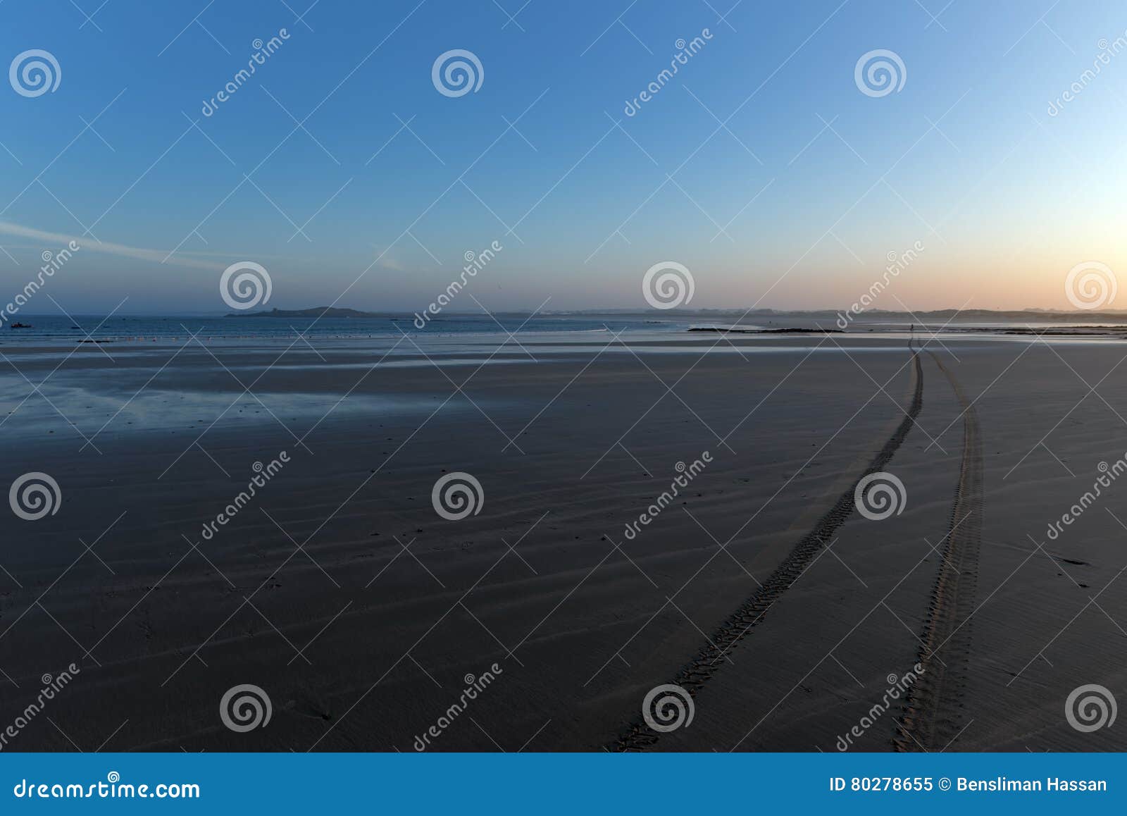Beach in Brittany coast stock image. Image of beach, travel - 80278655