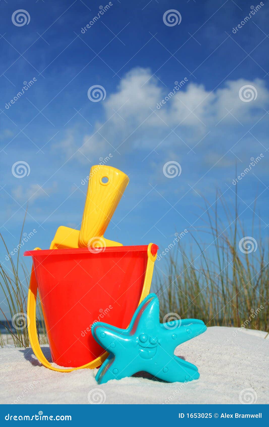 Beach Bucket And Spade Royalty Free Stock Photo - Image: 1653025
