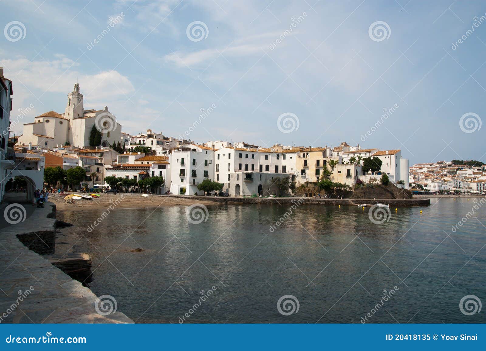 The Beach of Cadaques Catalunya Spain Stock Image - Image of costa ...