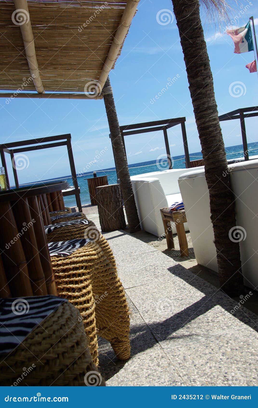 Beach cafe stock photo. Image of empty, cafe, beach, nature - 2435212