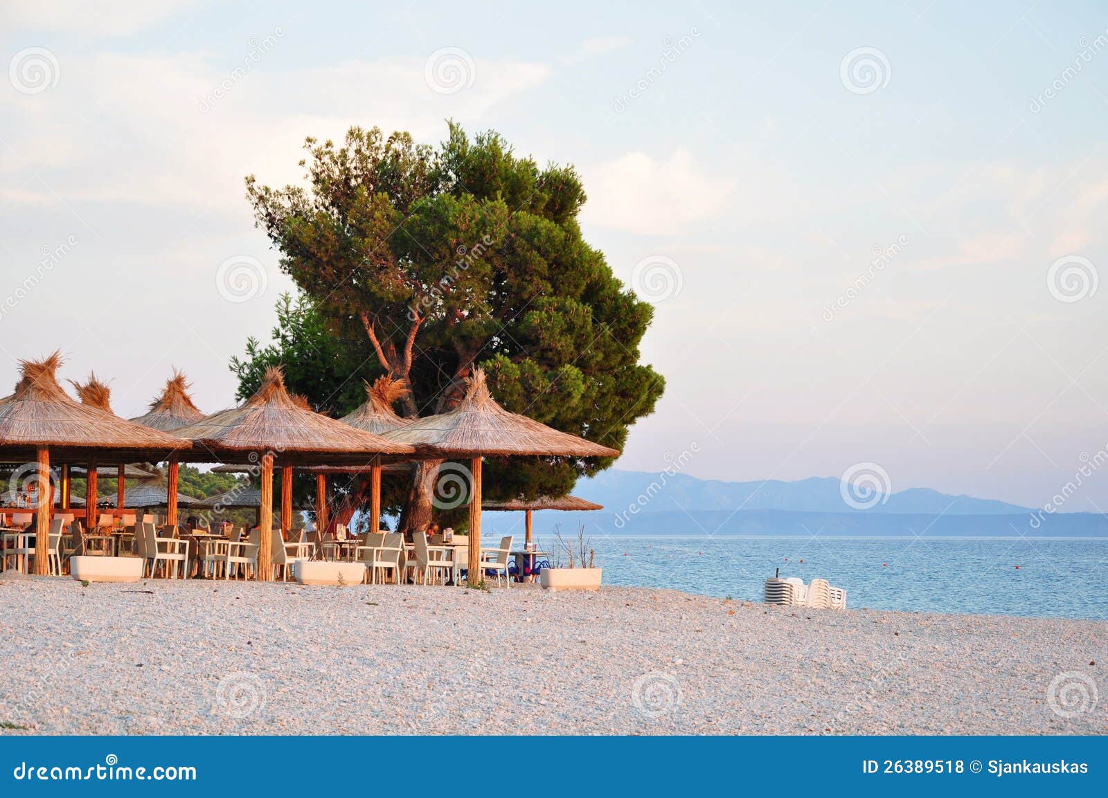 Beach cafe stock photo. Image of place, beautiful, colorful - 26389518