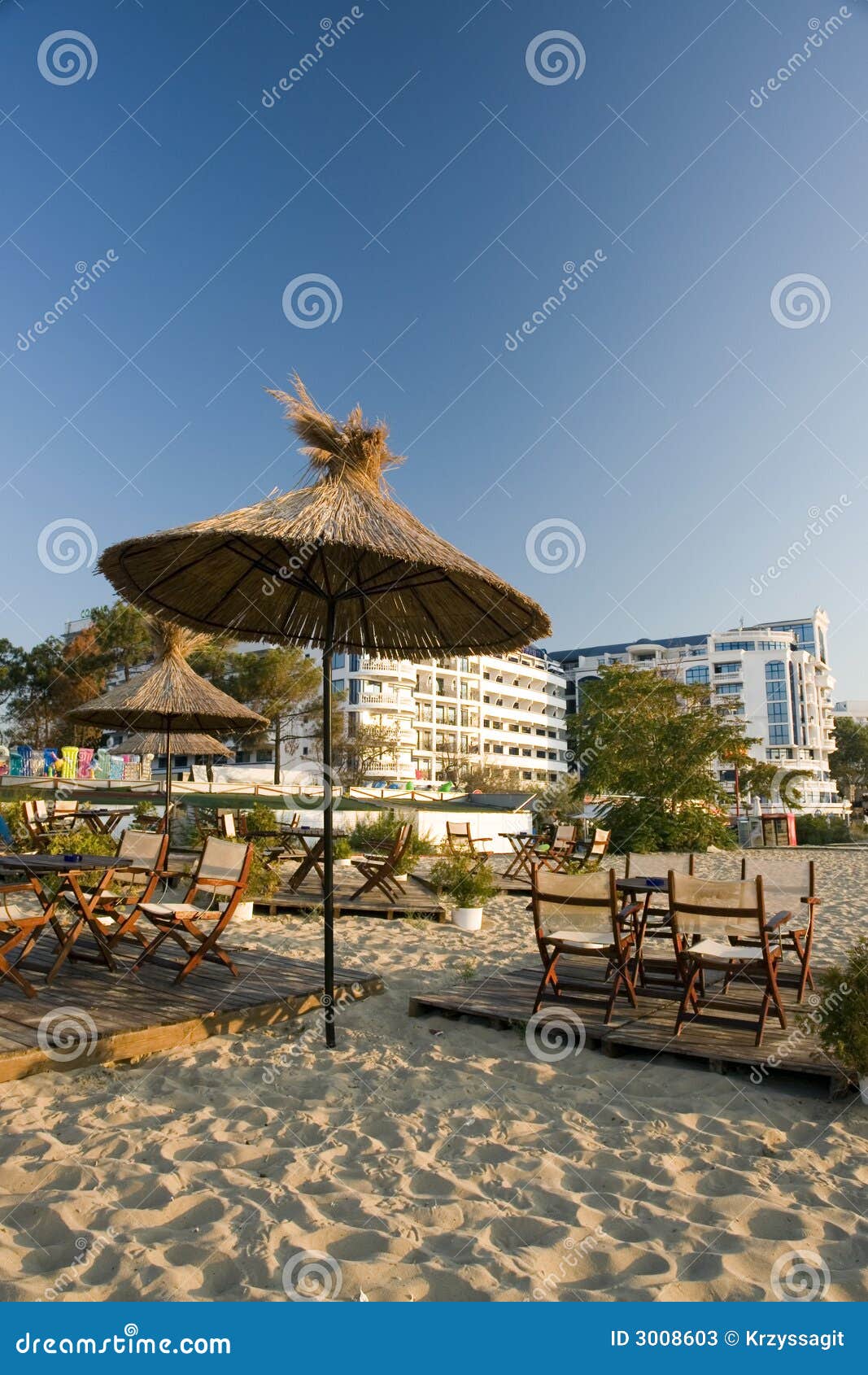Beach Cafe stock image. Image of alfresco, holiday, cafe - 3008603