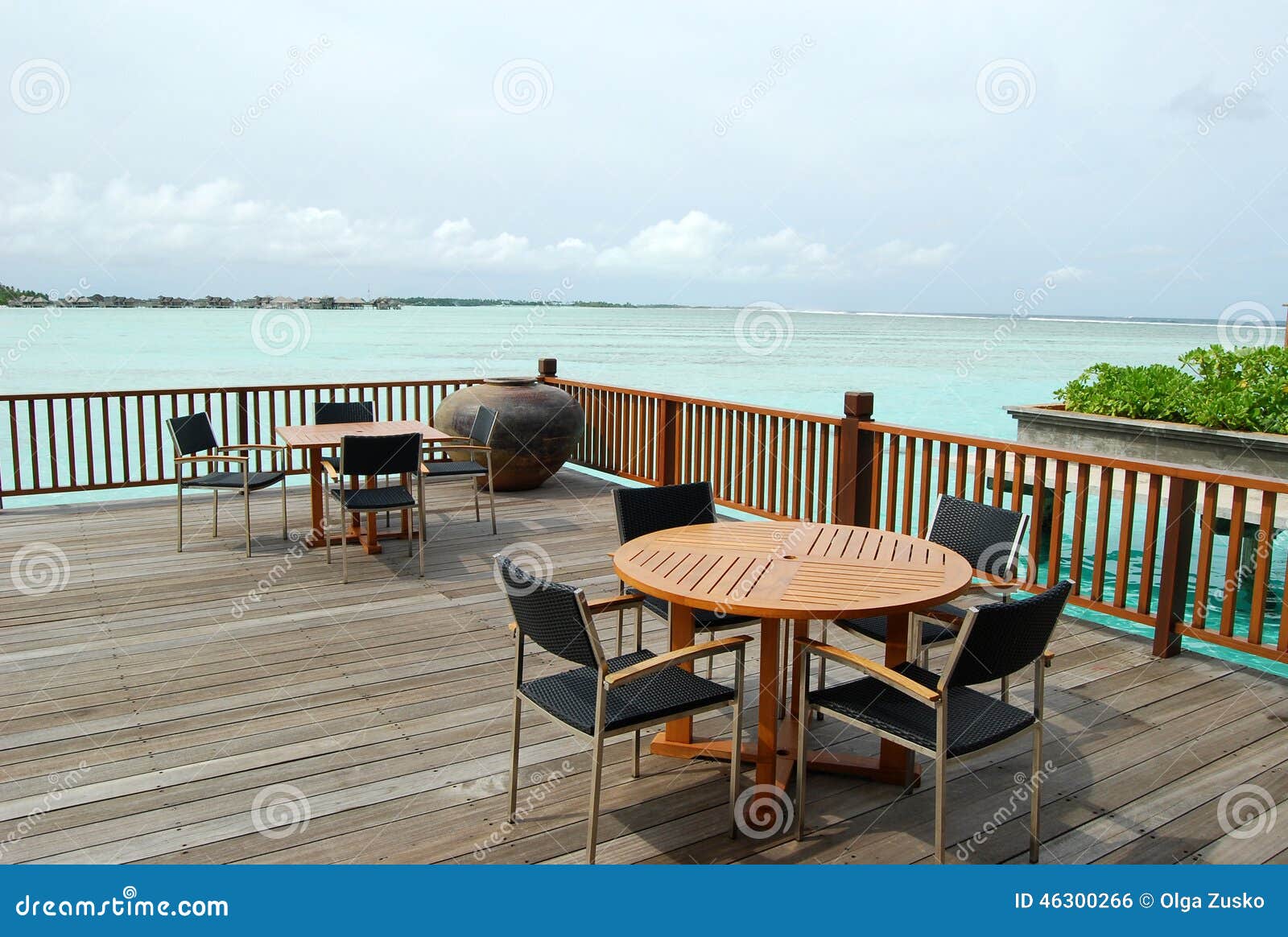 Beach cafe stock photo. Image of background, dish, cuisine - 46300266