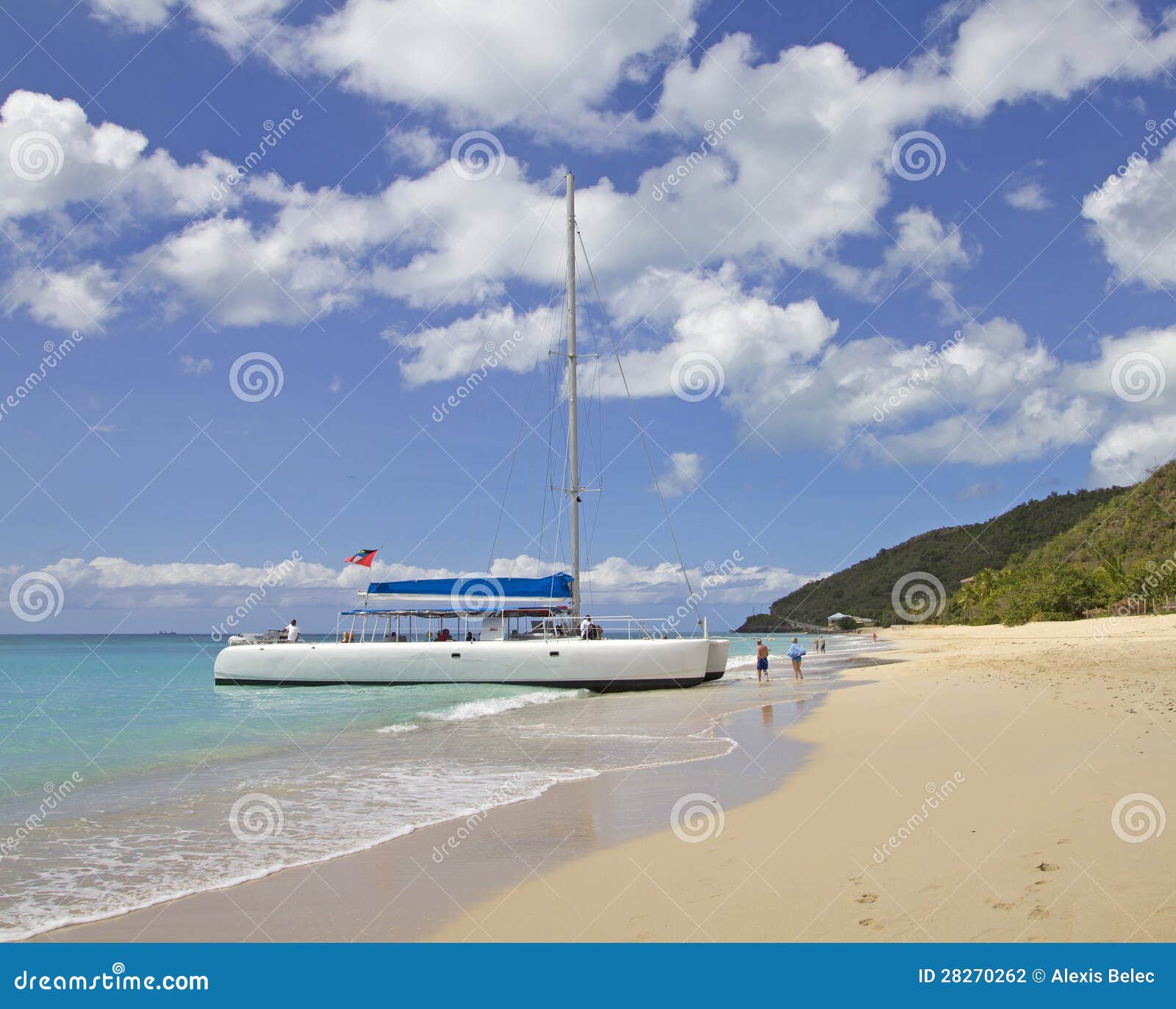 Beach catamaran stock photo. Image of water, horizon - 28270262