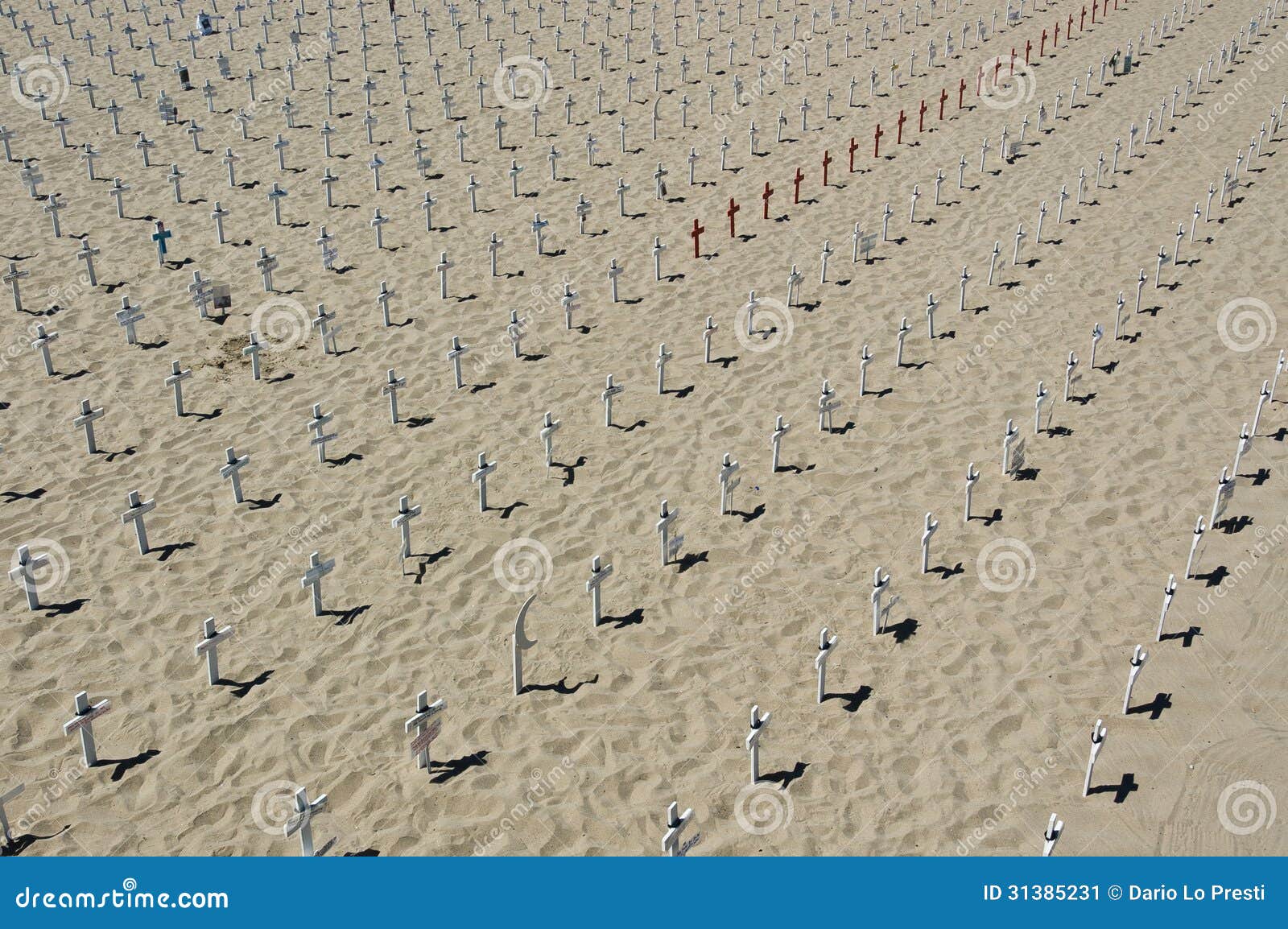 Beach cemetery stock image. Image of park, tribute, military - 31385231