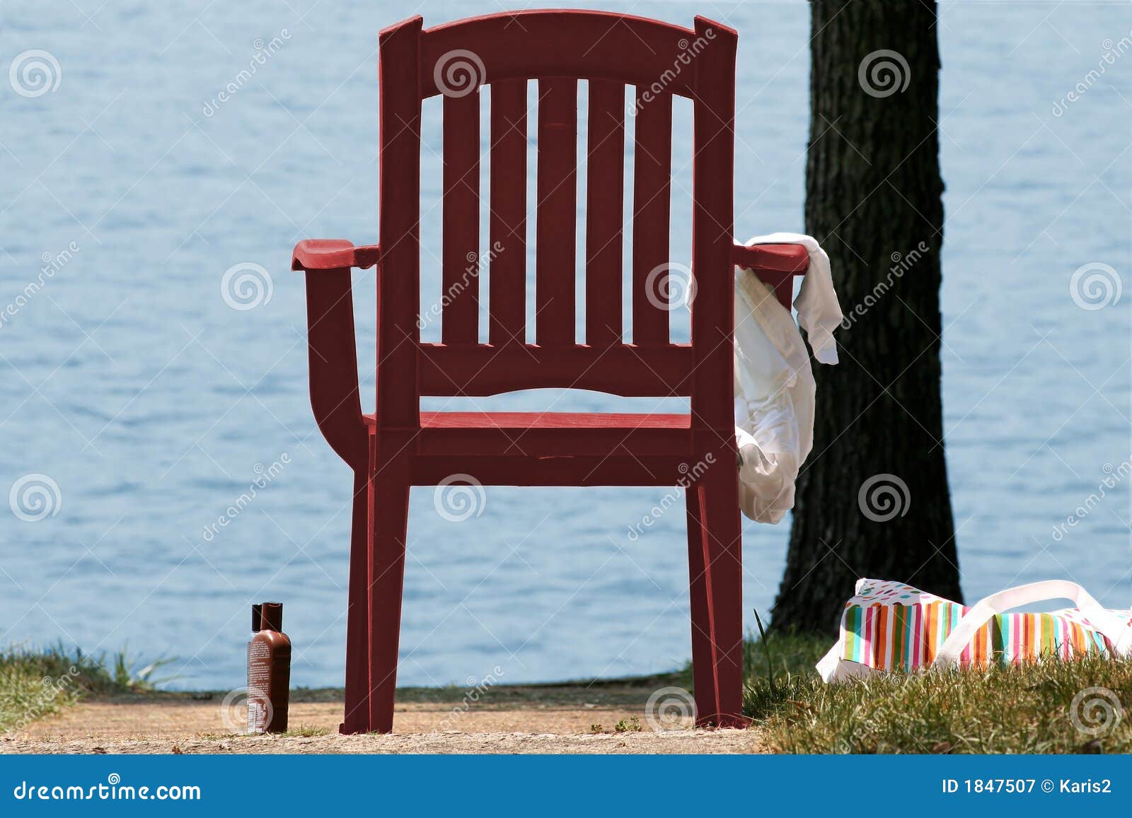 Beach Chair stock image. Image of water, summer, chair - 1847507