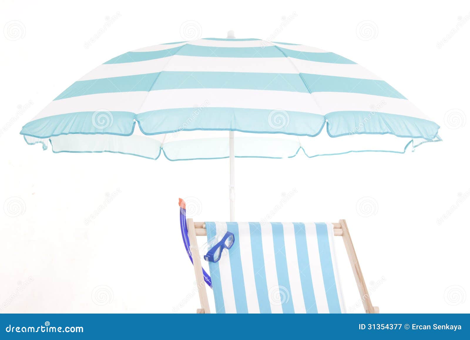 Beach Chair and Accessories Stock Image - Image of tropical ...