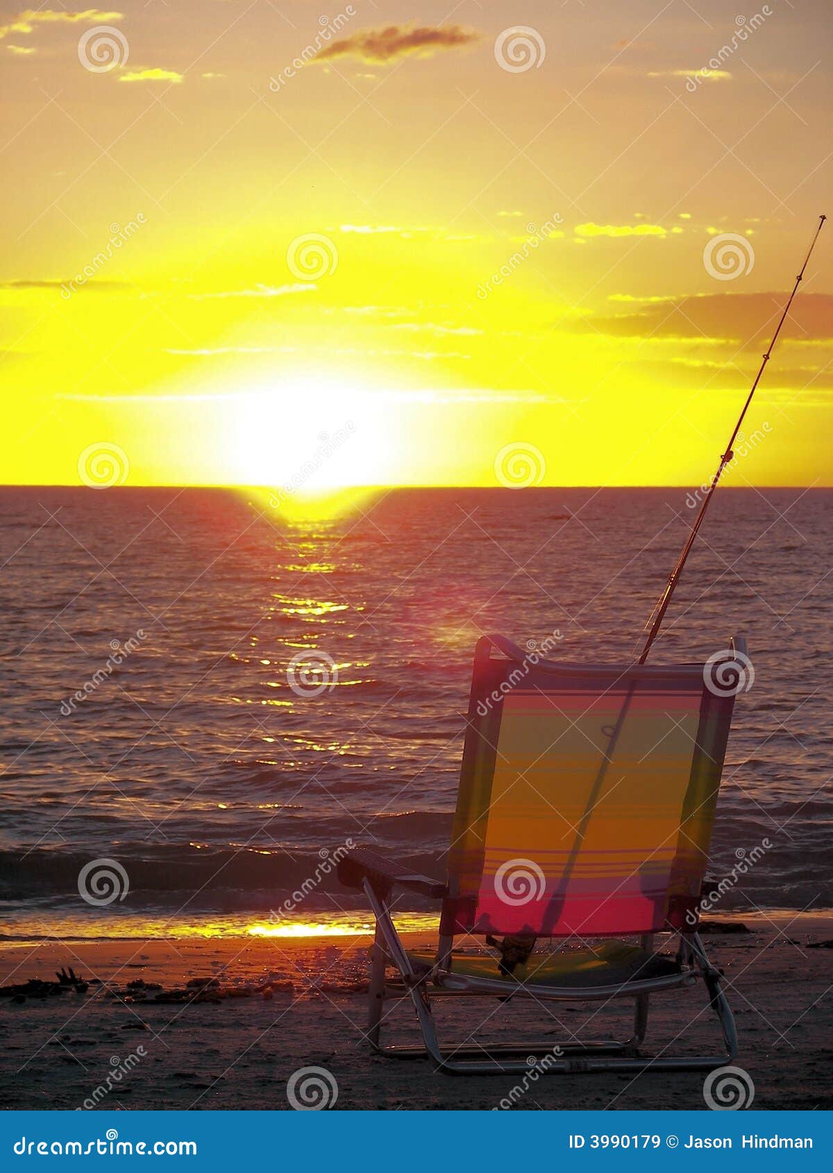 Beach chair at sunset stock image. Image of relax, relaxing - 3990179