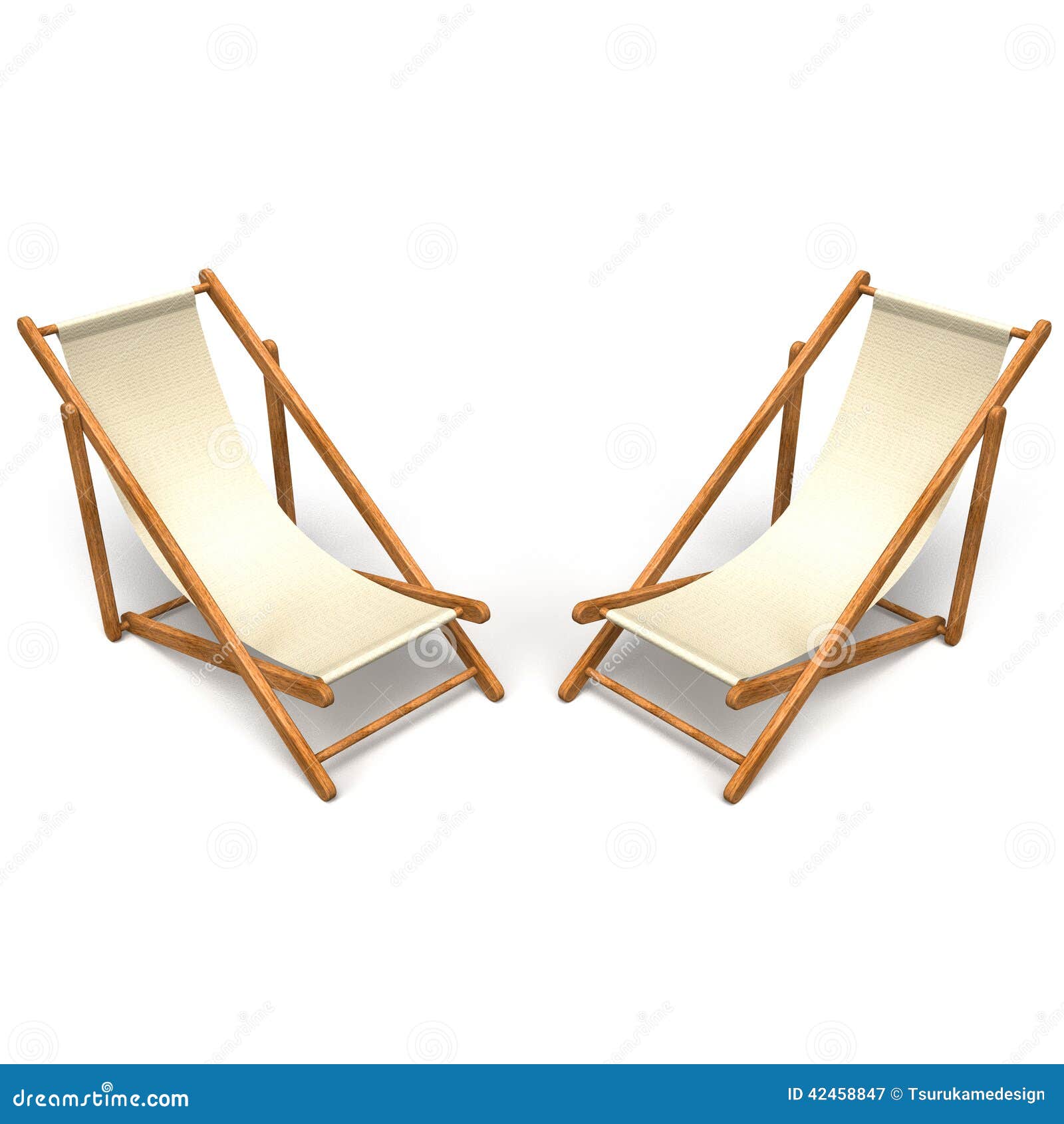 Beach Chairs Top View stock illustration. Illustration of view - 42458847