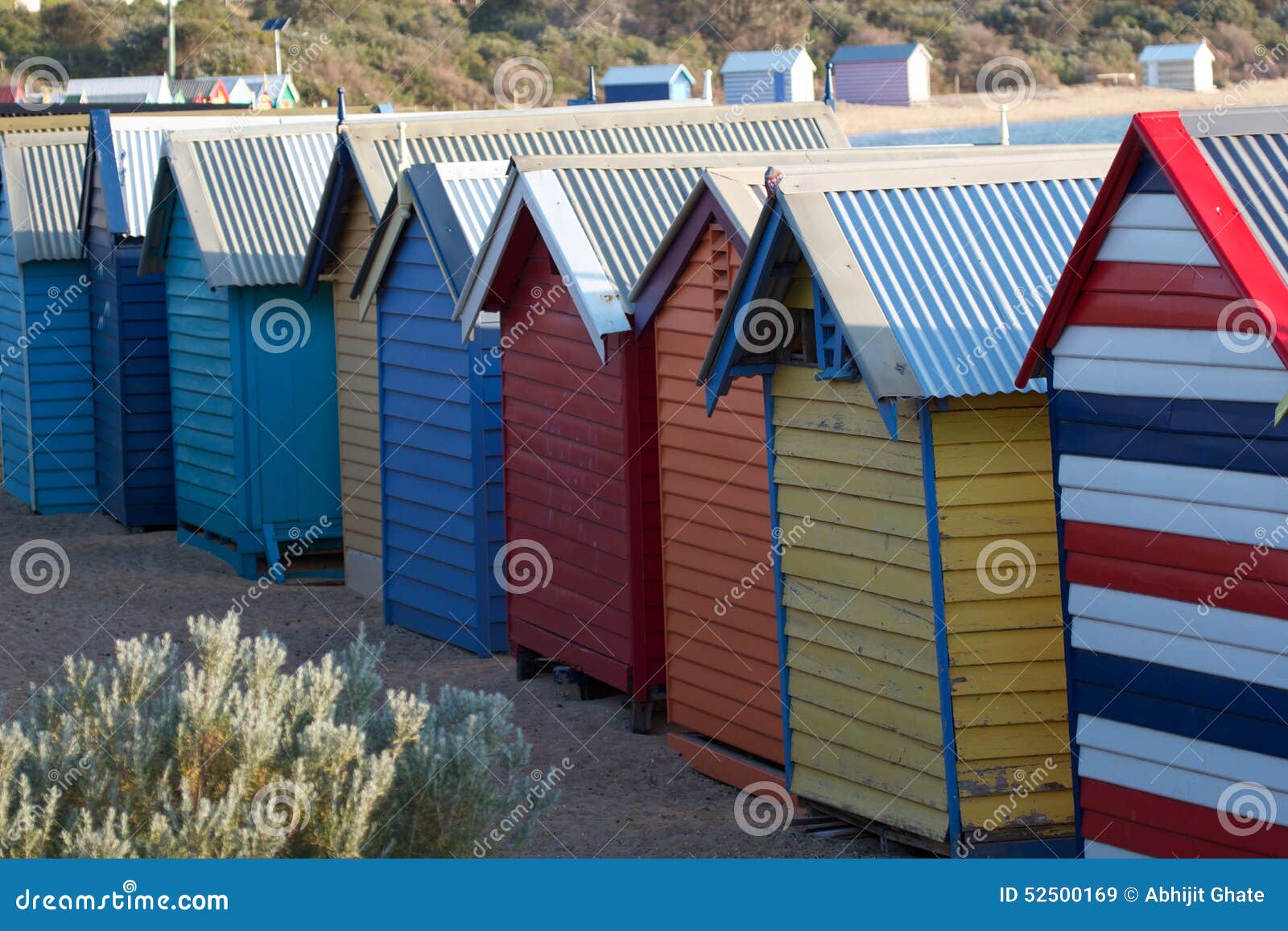 Beach change rooms stock image. Image of greenpoint, beach - 52500169