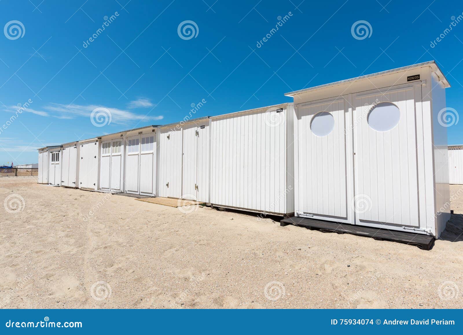 Beach changing rooms stock photo. Image of coast, scenic - 75934074