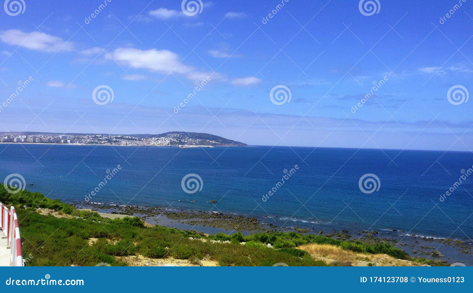A Beach in the City of TANGIER Stock Photo - Image of north, endangered ...