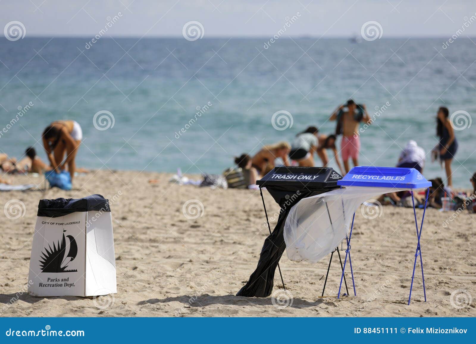 Beach cleanup recycling editorial photo. Image of selective - 88451111