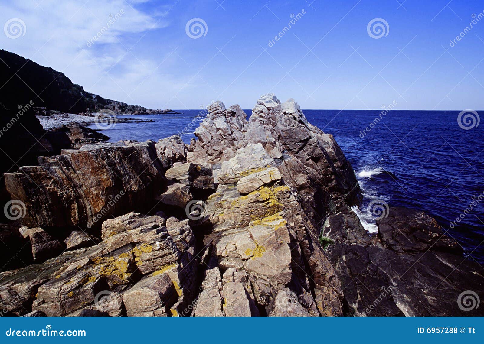 Beach cliff stock photo. Image of scenery, archipelago - 6957288