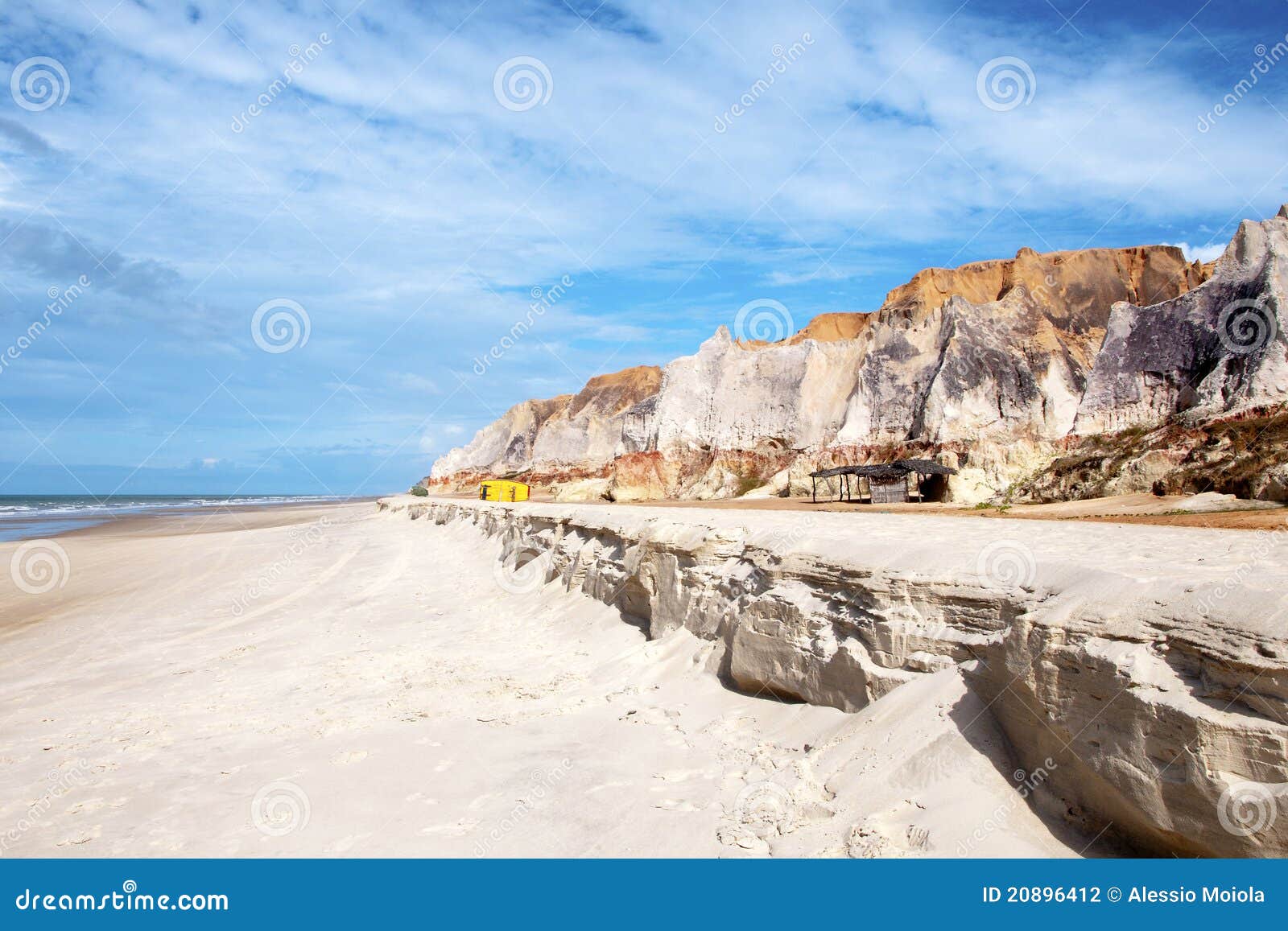 Beach and cliffs stock photo. Image of nature, vacations - 20896412