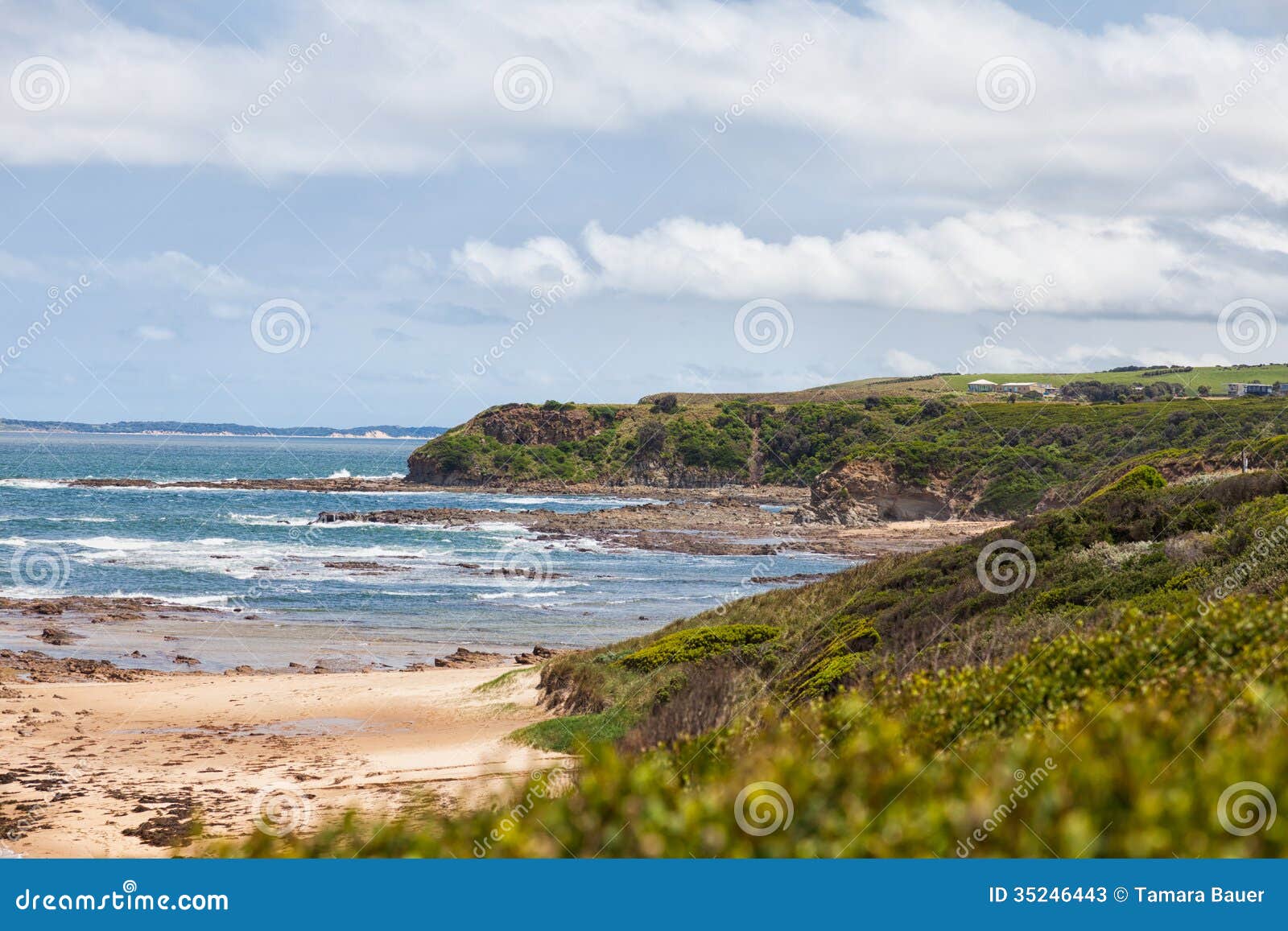 Beach cliffs at Kilcunda stock image. Image of nature - 35246443