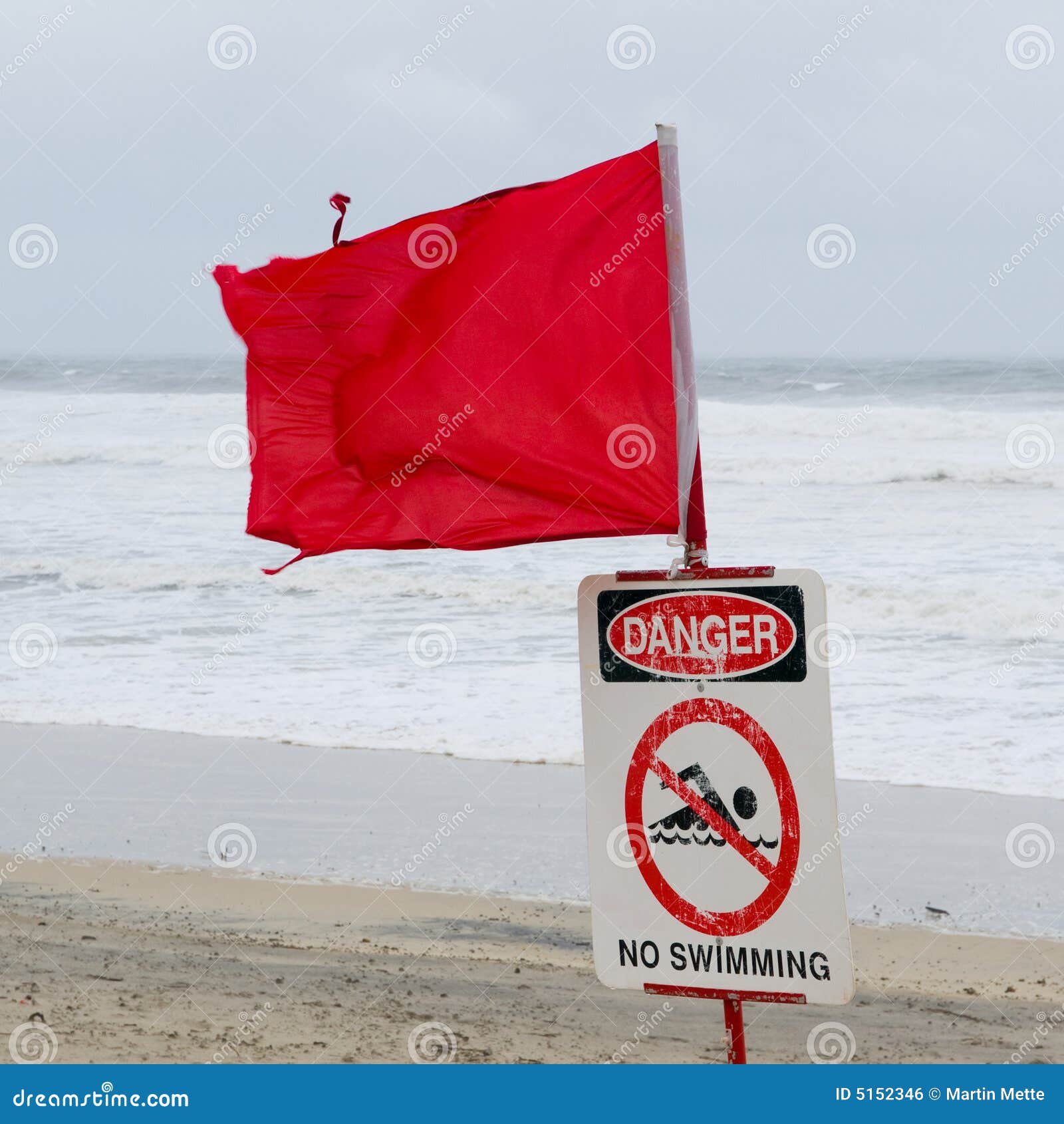 Beach closed stock photo. Image of swimming, sign, white - 5152346