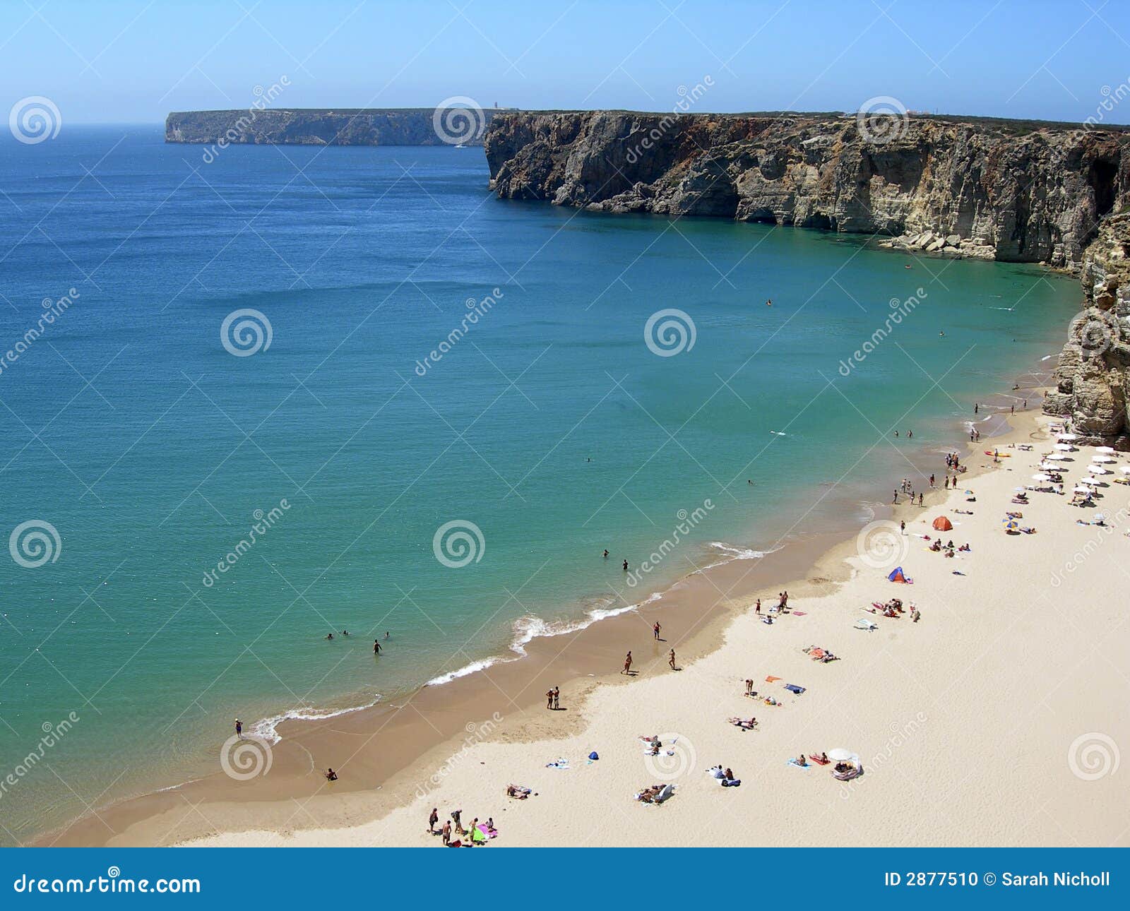 Beach and Coastline stock photo. Image of horizon, coastline - 2877510