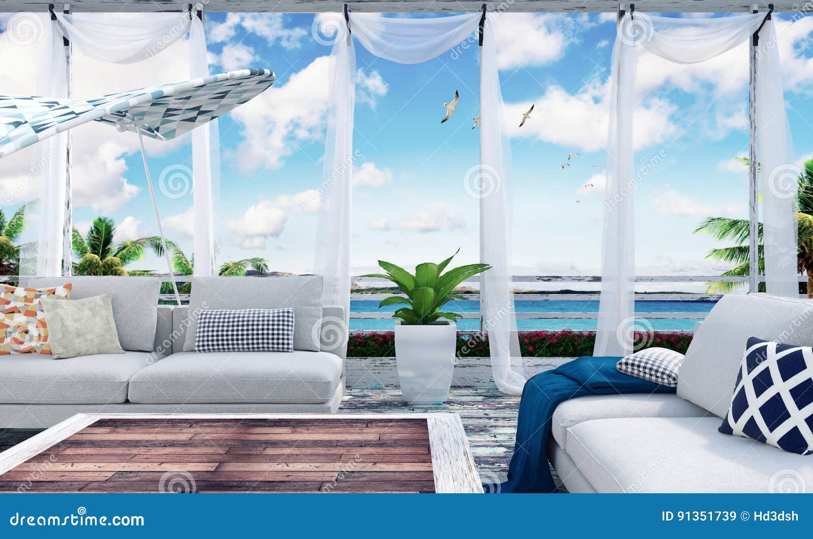 Beach cocktail lounge bar stock illustration. Illustration of ...