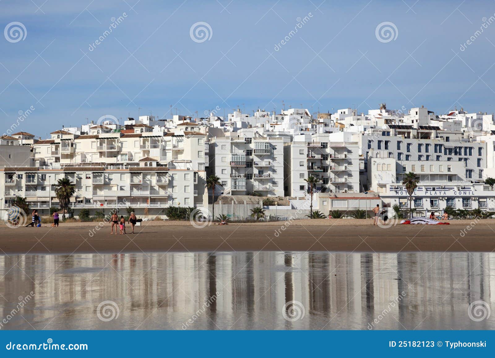 Beach of Conil De La Frontera, Spain Editorial Stock Photo - Image of ...