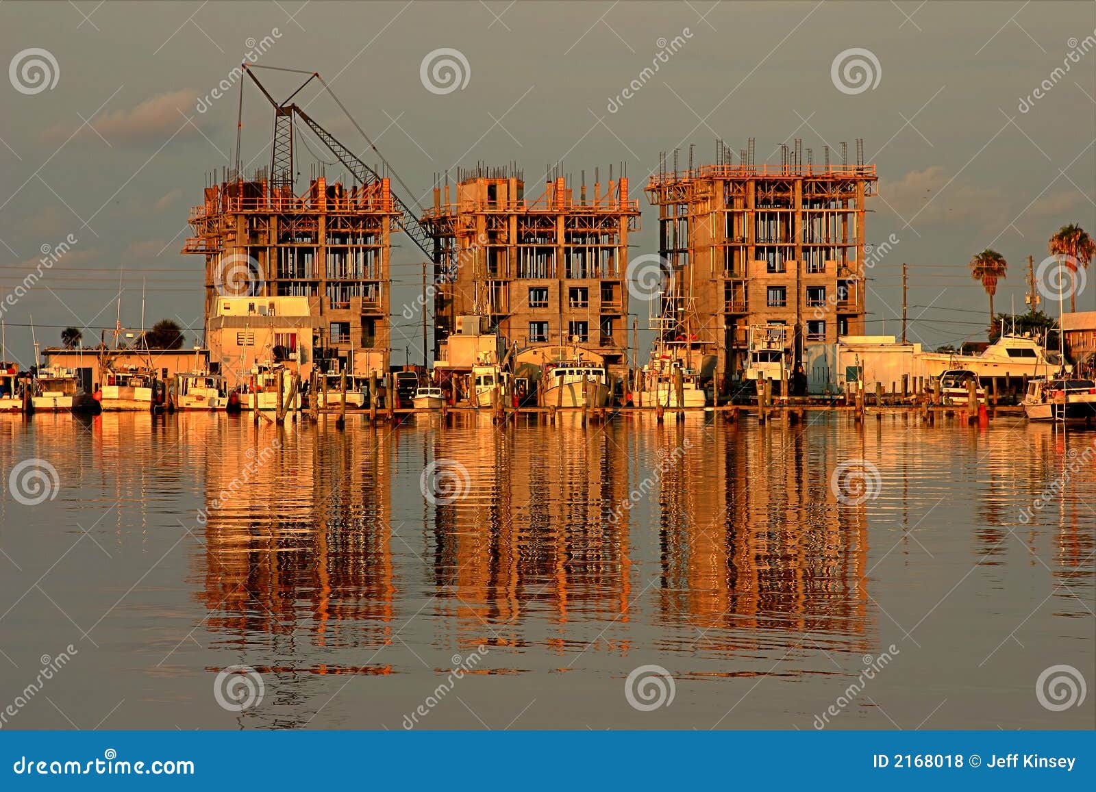 Beach Construction stock photo. Image of waterfront, morning - 2168018