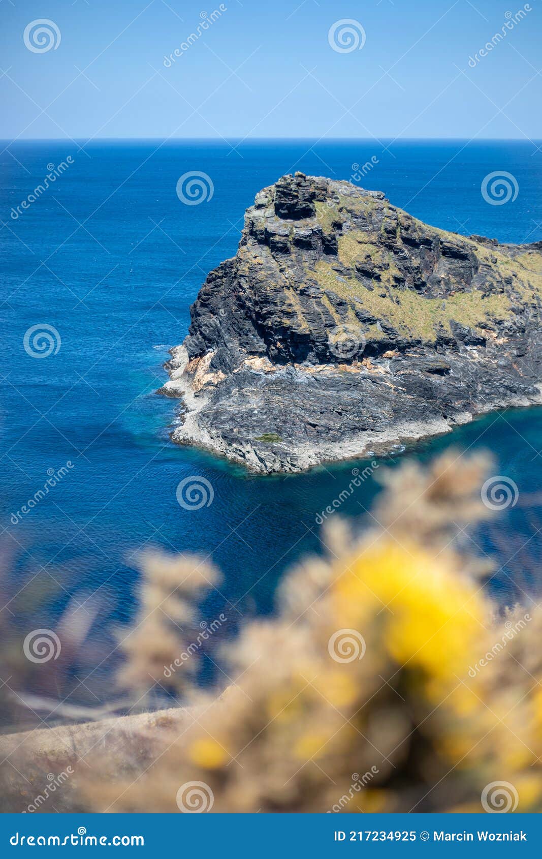 Cornwall Beach Landscape Beautiful Nature Stock Image - Image of haven ...