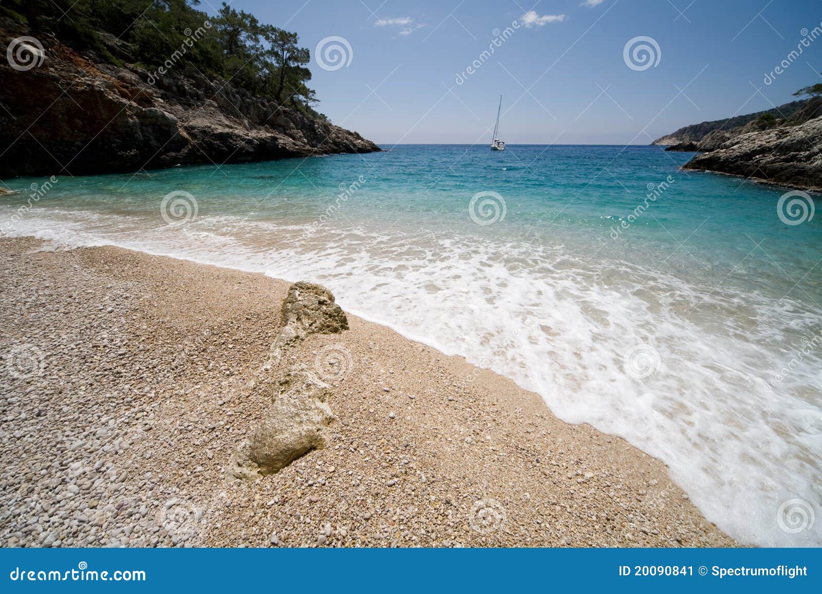 Beach Cove stock image. Image of happy, ocean, enjoyment - 20090841