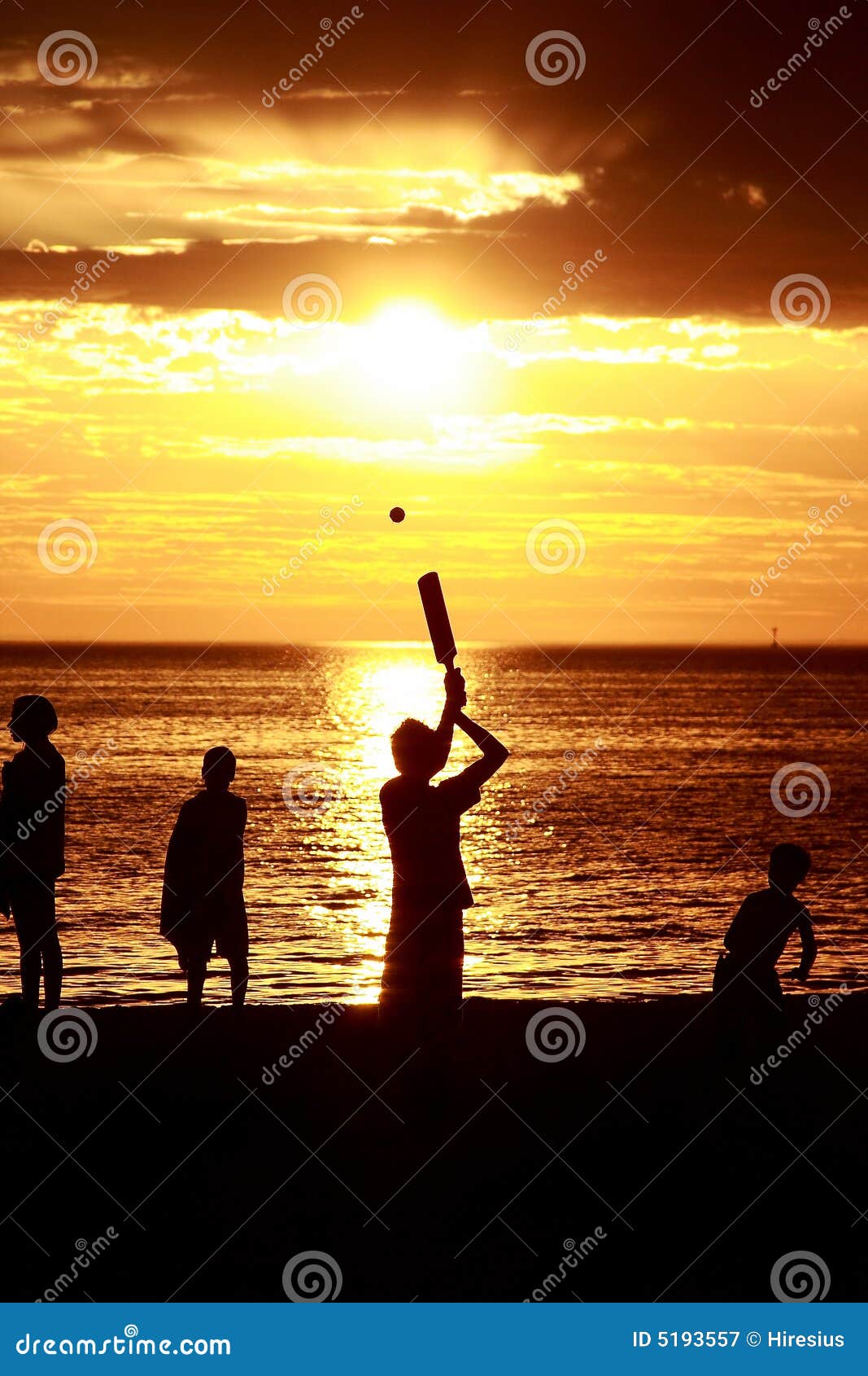 Beach Cricket stock image. Image of ball, ocean, beach - 5193557