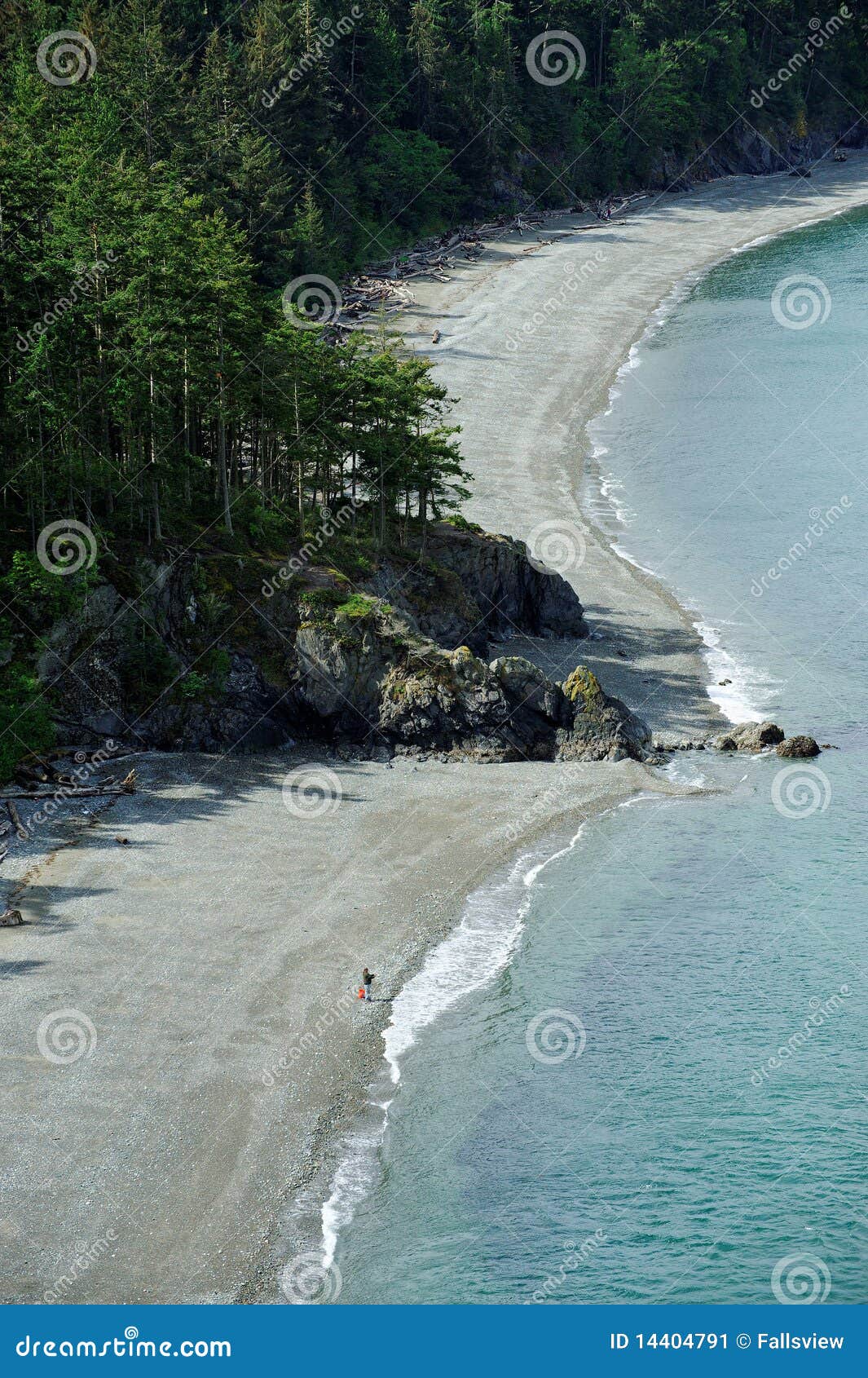 Beach in Deception Pass Park Stock Image - Image of park, nature: 14404791