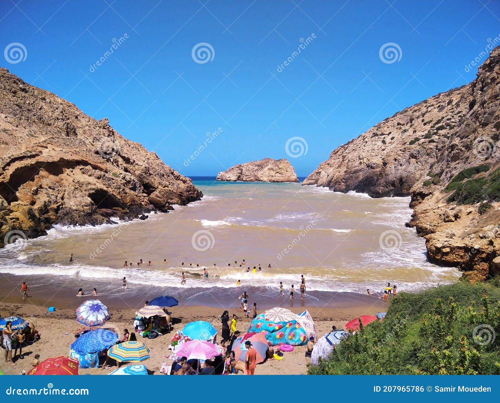 Beach with different color editorial photo. Image of beach - 207965786