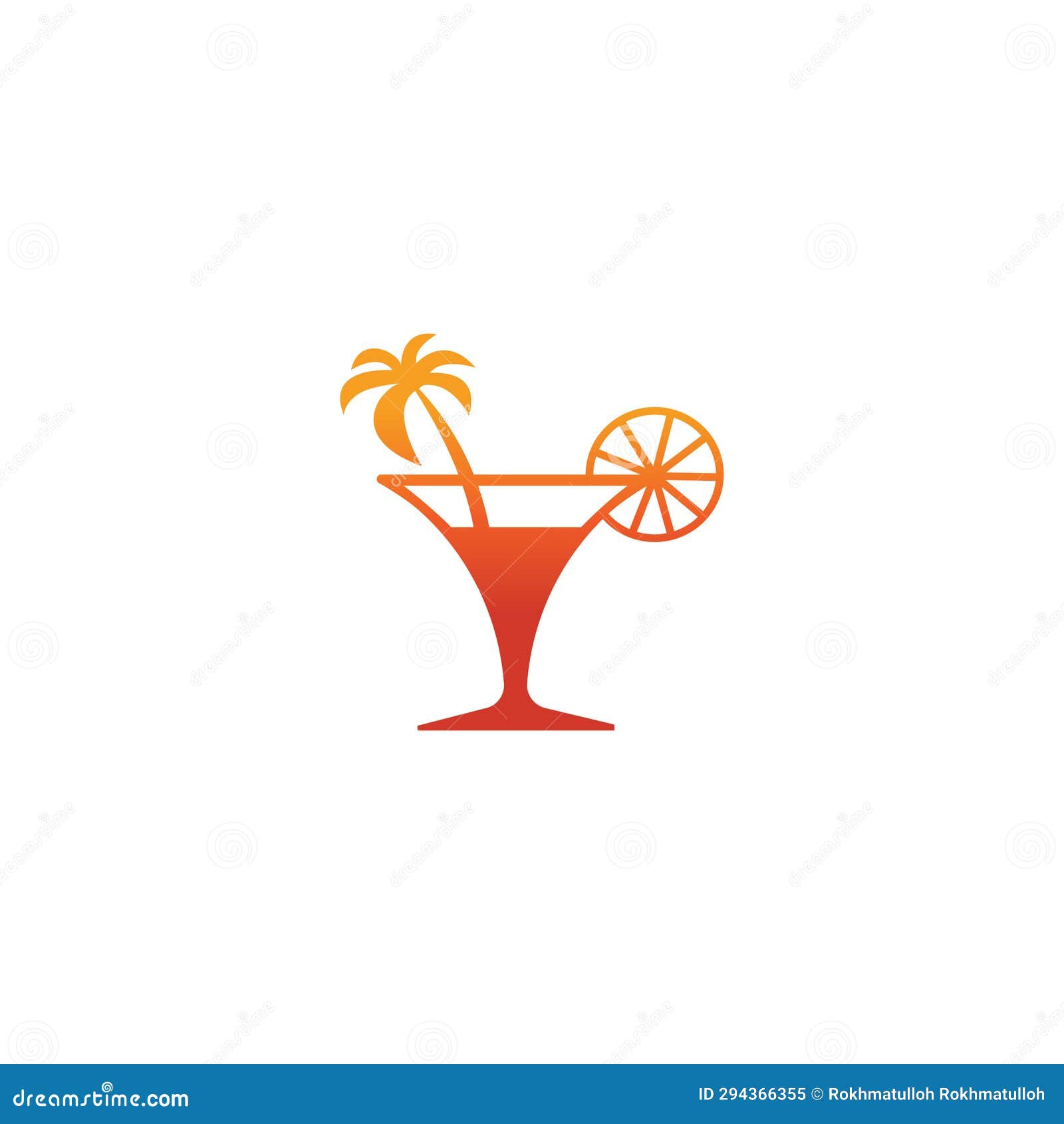 Beach Drink Logo Design Template Vector Illustration Stock Vector ...
