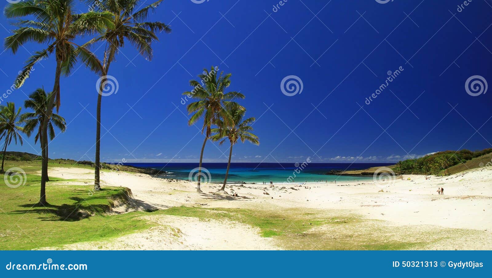 Beach in Easter island stock image. Image of coast, chile - 50321313