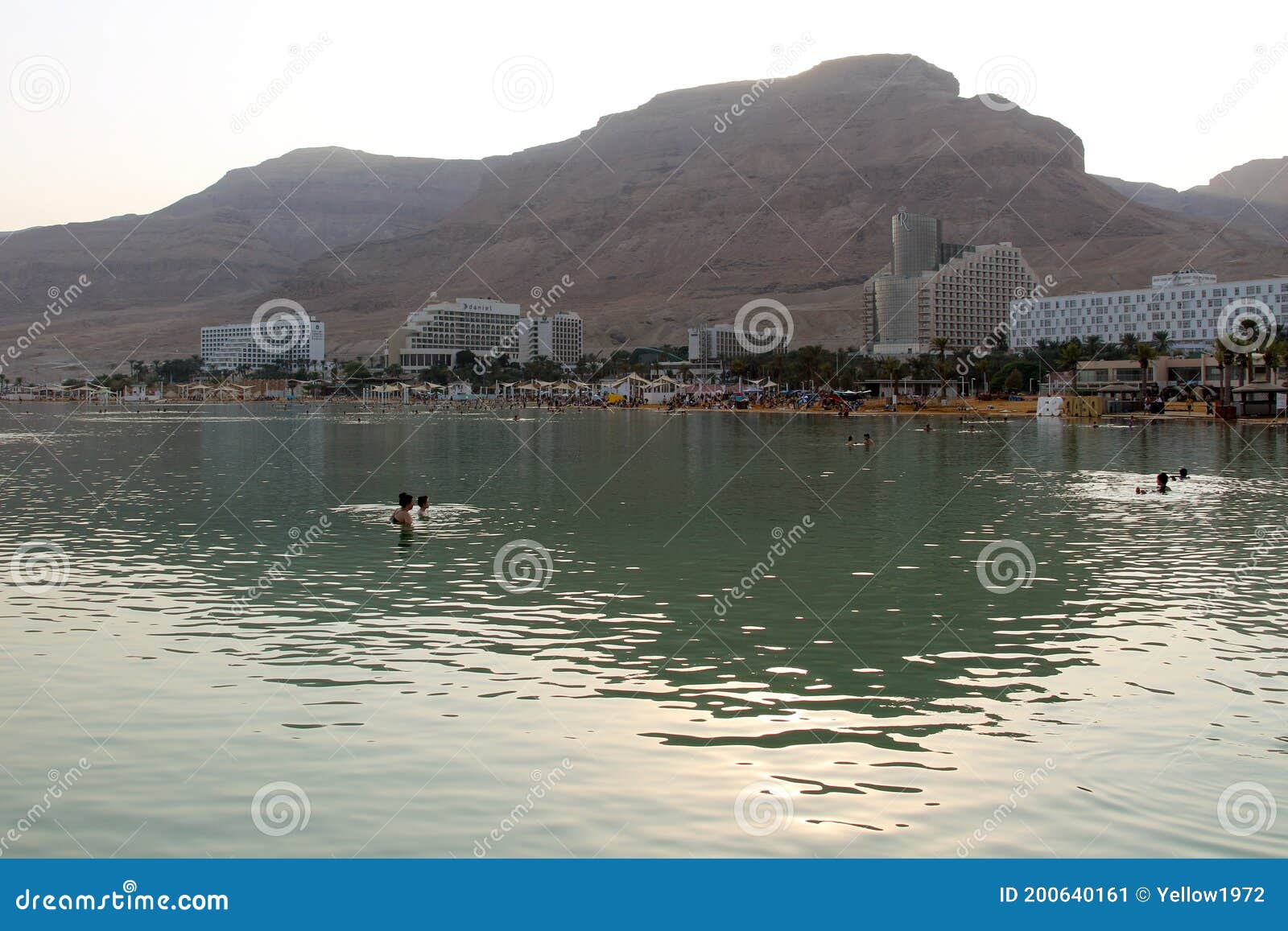 Beach in Ein Bokek Dead Sea in Israel, 10.31 Editorial Photo - Image of people, beach: 200640161